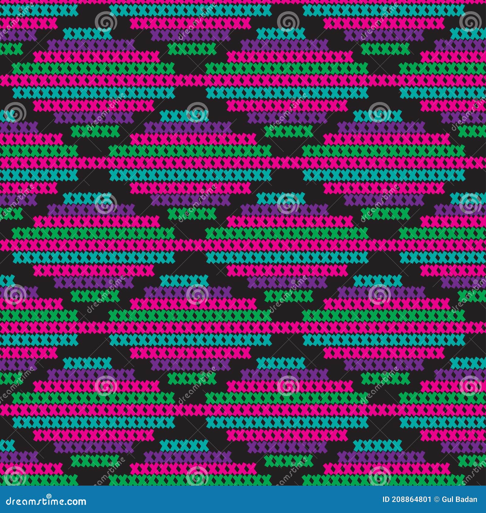 Multicolor Abstract Digital Pattern for Textile and Fabric Print on ...