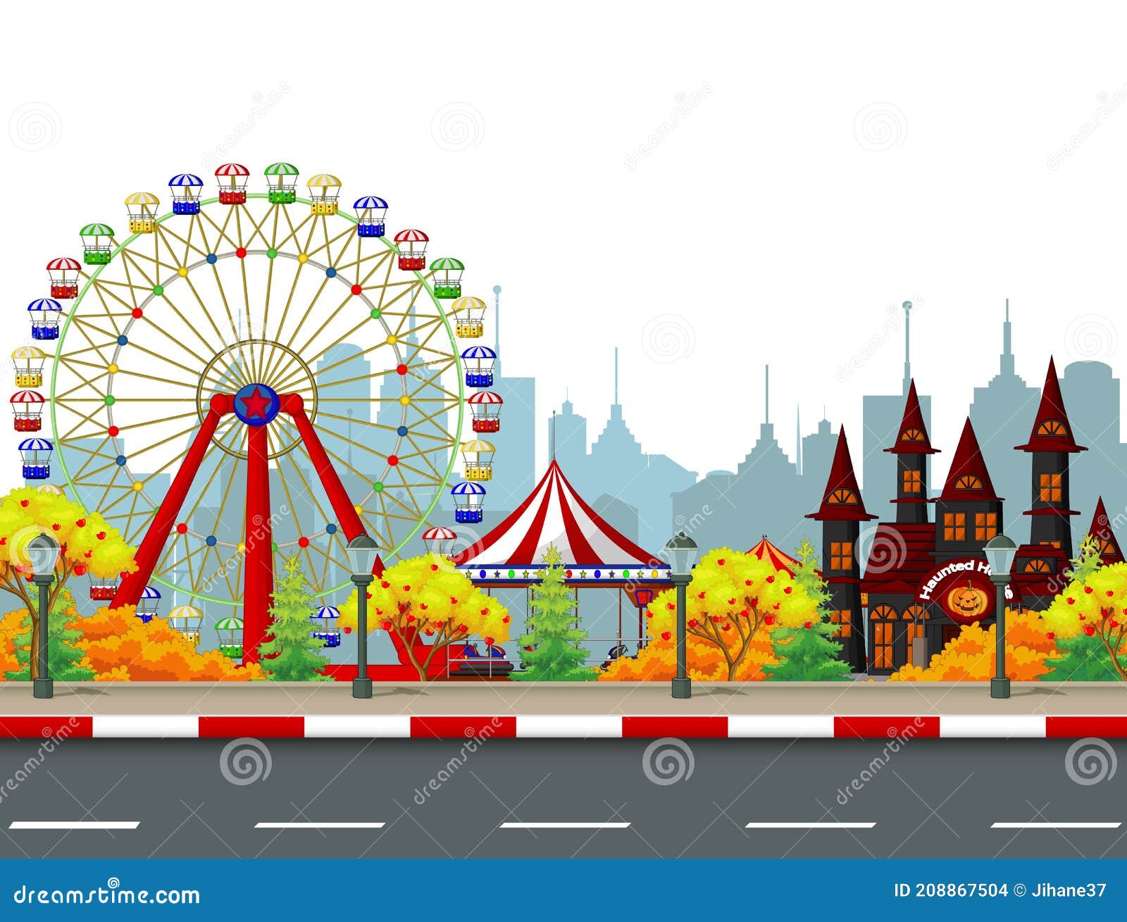 Supermarket Carousel With Slaves Political Cartoon Royalty-Free Stock ...