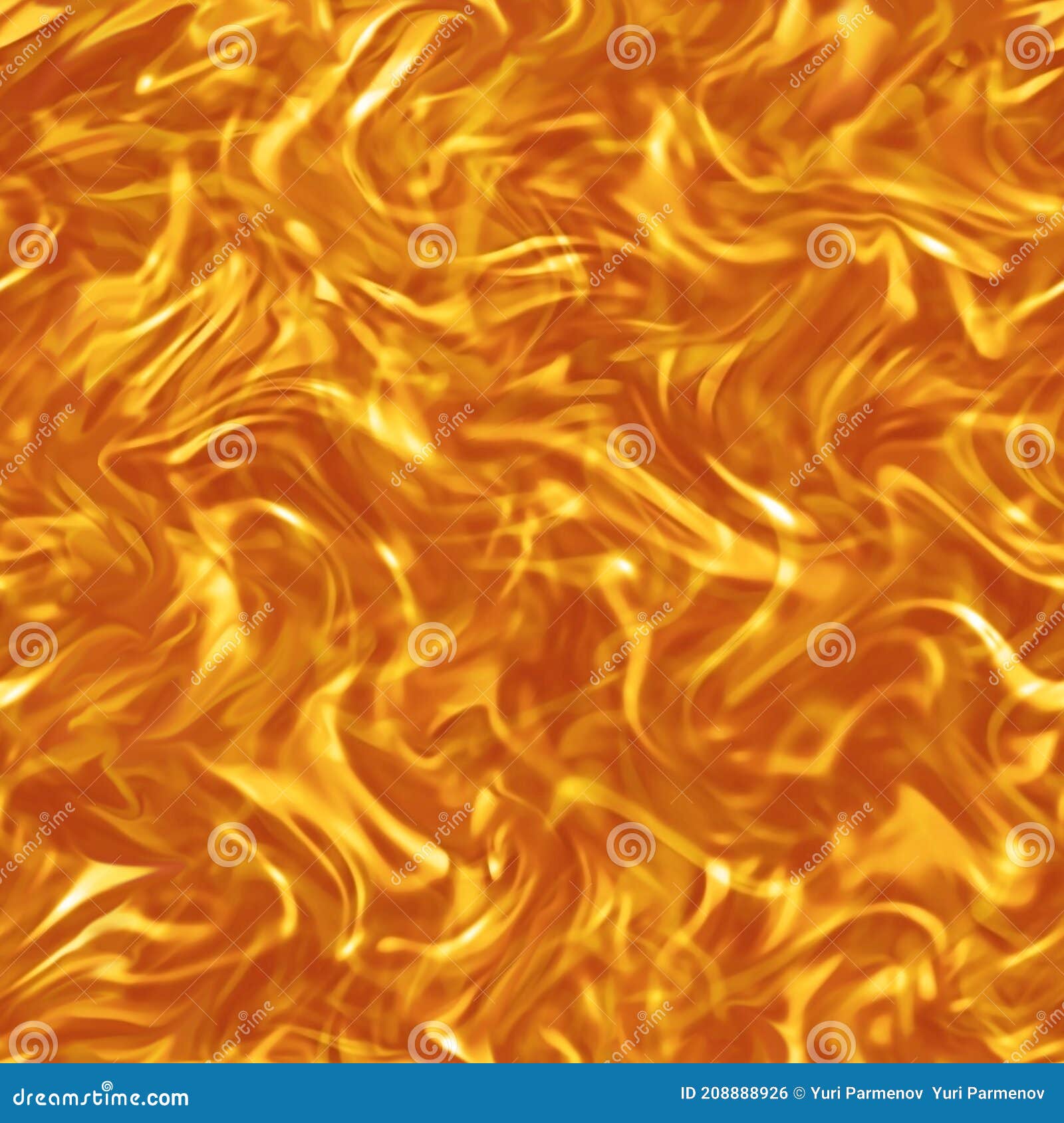 Flames Fiery Seamless Texture. the Background for the Insert is Orange ...