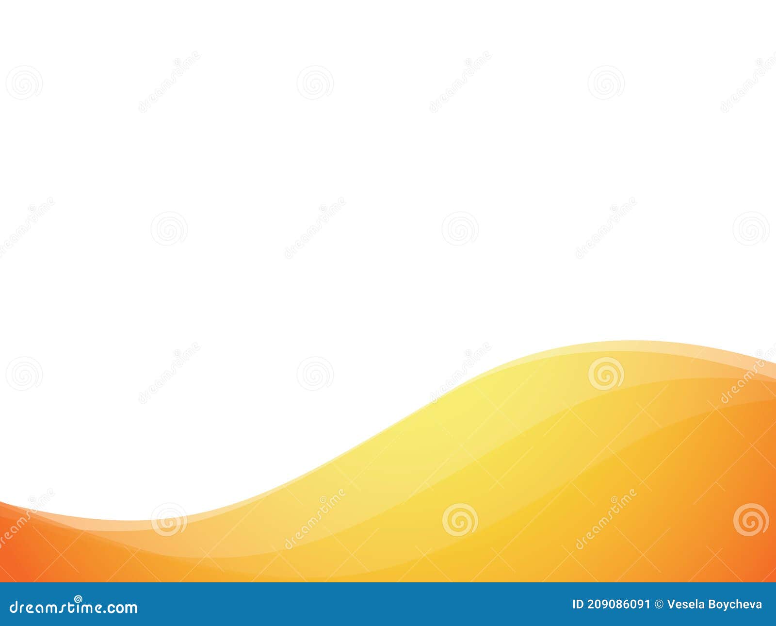 Abstract Curve Background Orange Waves Curves Design with Copy Space ...