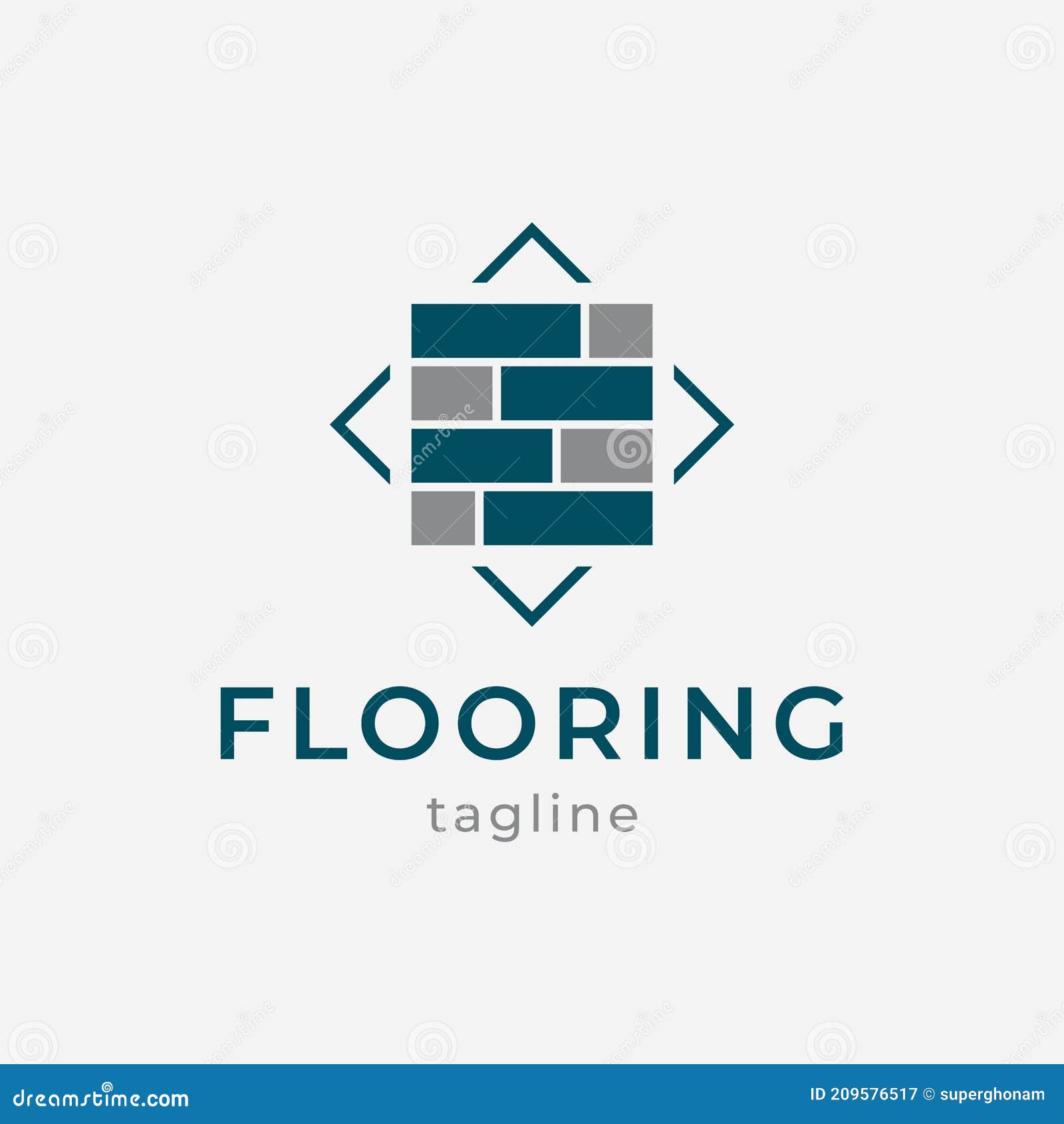 Flooring Logo Design Inspiration Vector Template Stock Vector ...