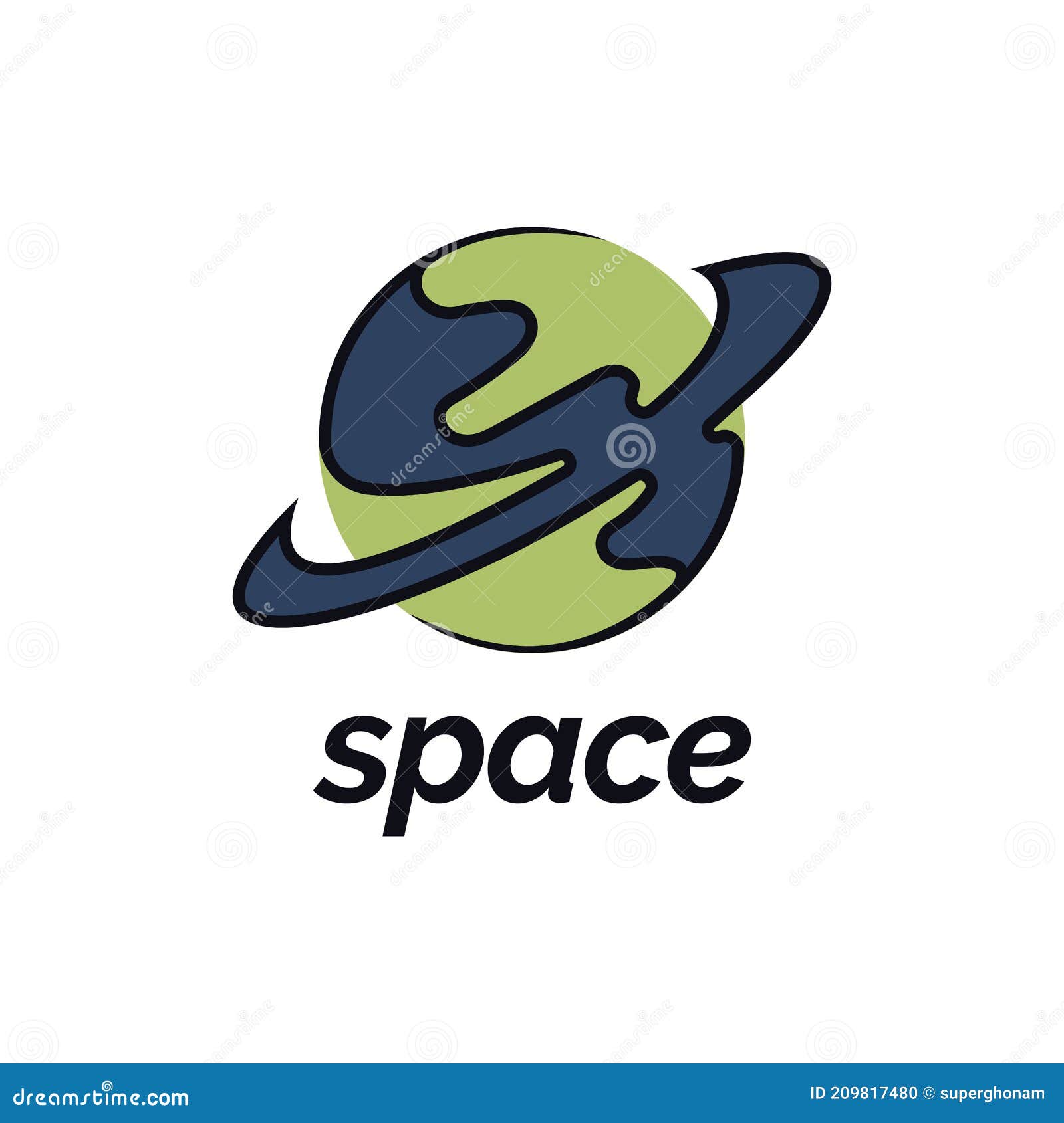 Planet Logo Design Inspiration Vector Template Stock Vector ...