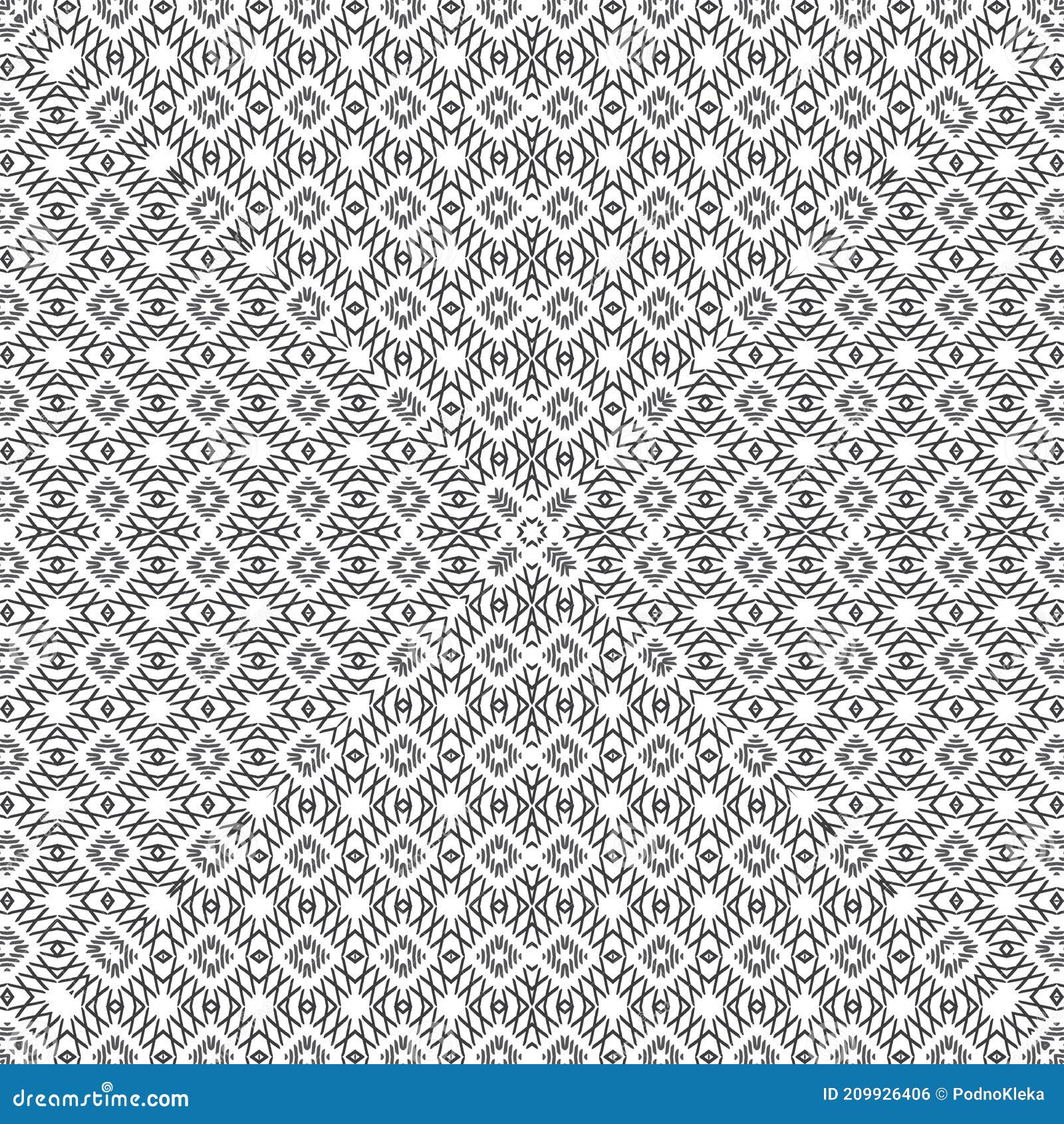 Radial Geometry Stitching Damask Embroidery Geometric Vector Seamless ...