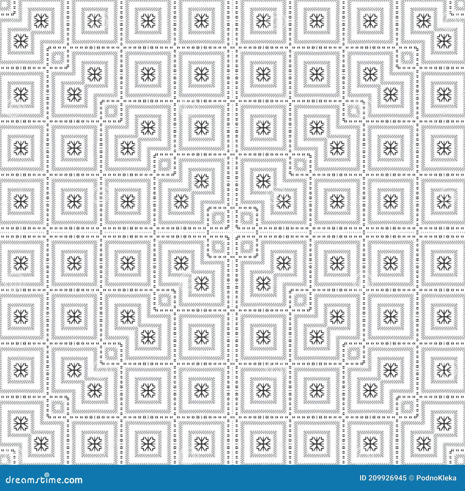 Embroidery Stitching Geometric Squares Vector Seamless Pattern Texture ...