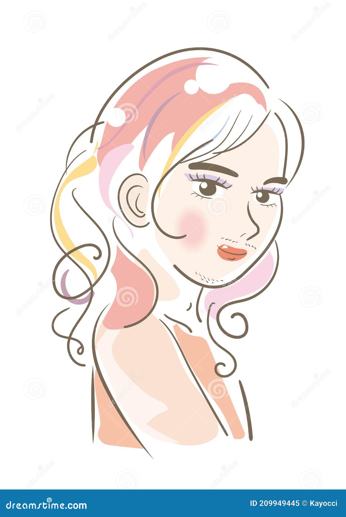 LGBT, Transgender People Image - Flat Vector Illustration Stock Vector ...