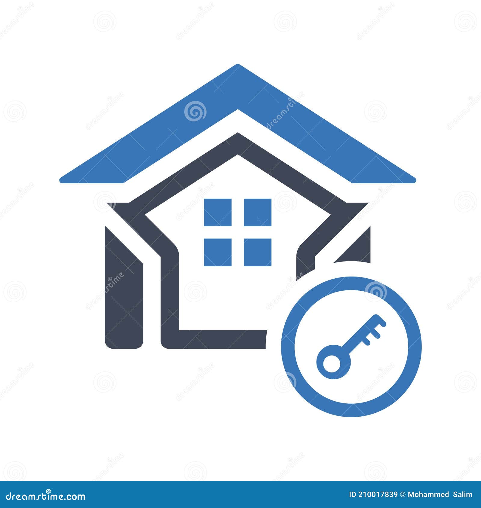 Home Key Icon. Vector Graphics Stock Vector - Illustration of vector ...