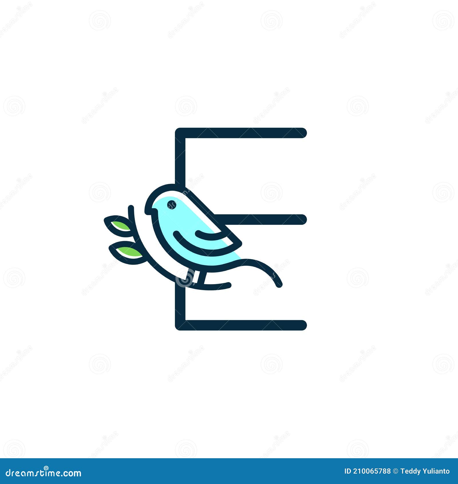 Initial I With Cute Baby Rubber Duck Cartoon Vector | CartoonDealer.com ...