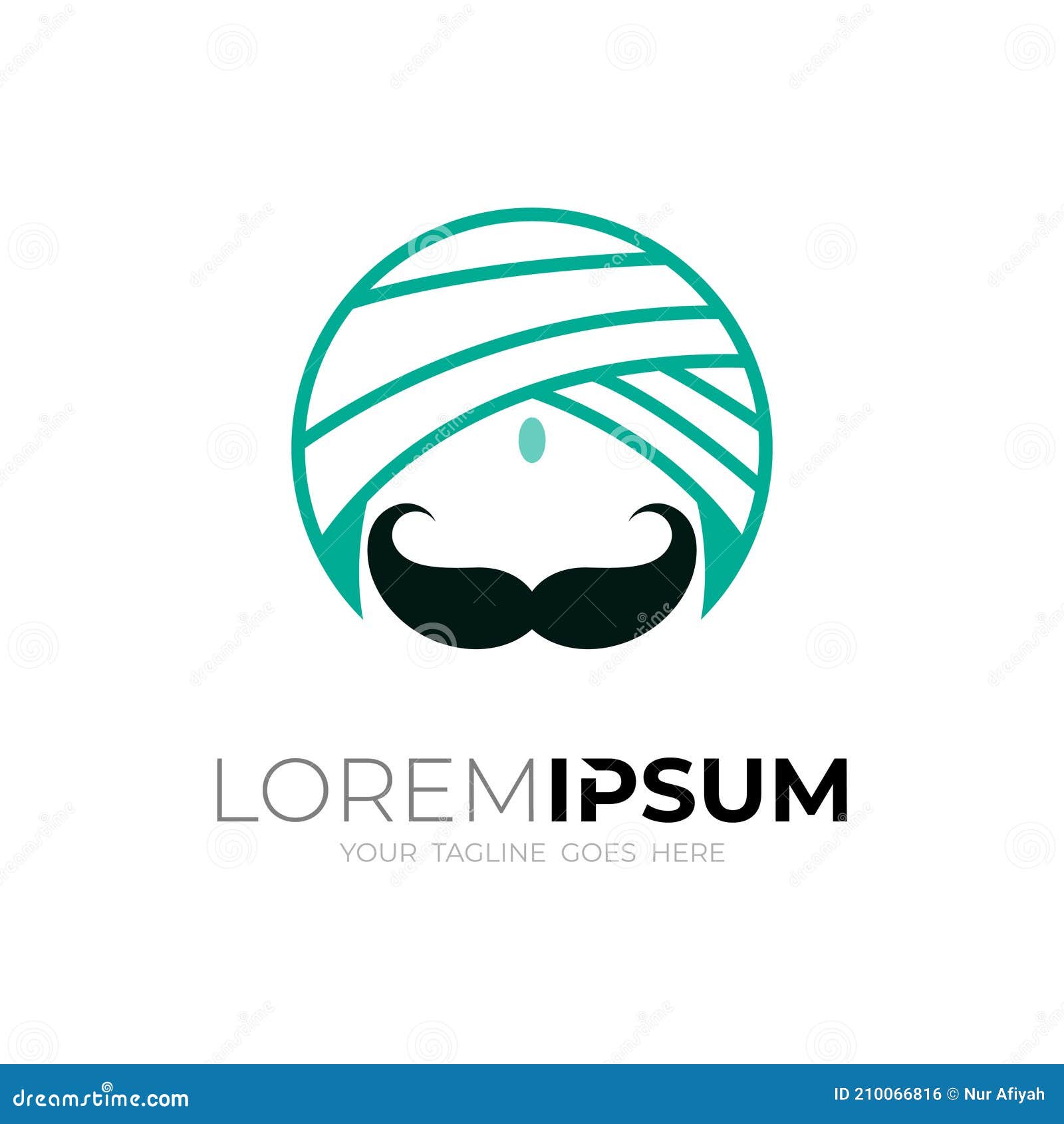 People Face Logo with Simple, India Food Icon Stock Vector ...