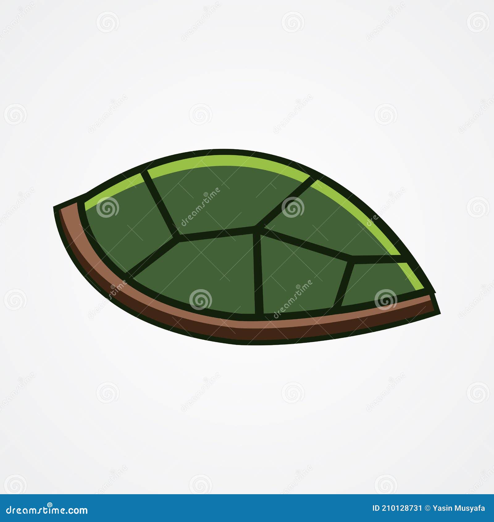 Tortoise Shell Vector, Turtle Shell. Vector Illustration Stock Vector ...