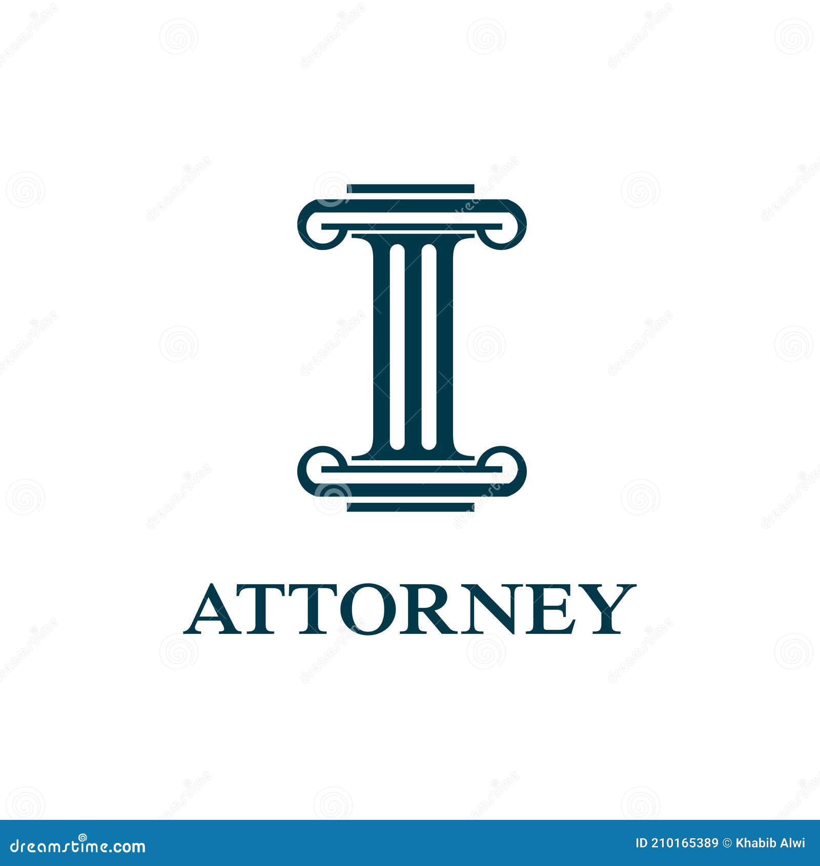 Pillar Justice Logo Attorney Greek Pillar Landmark Attorney Stock ...