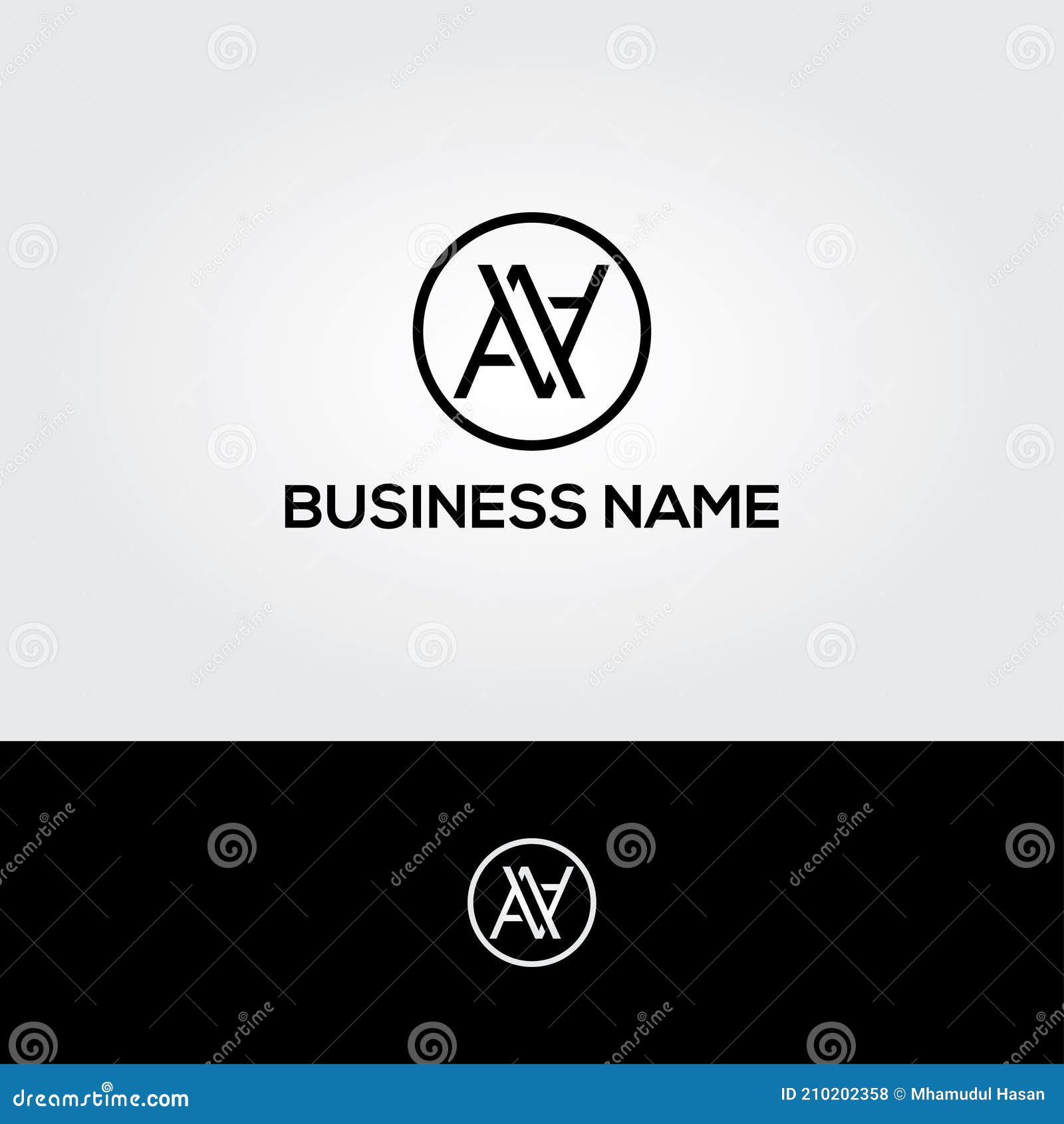 Letter a Words/Alphabet Design for Your Business Stock Illustration ...