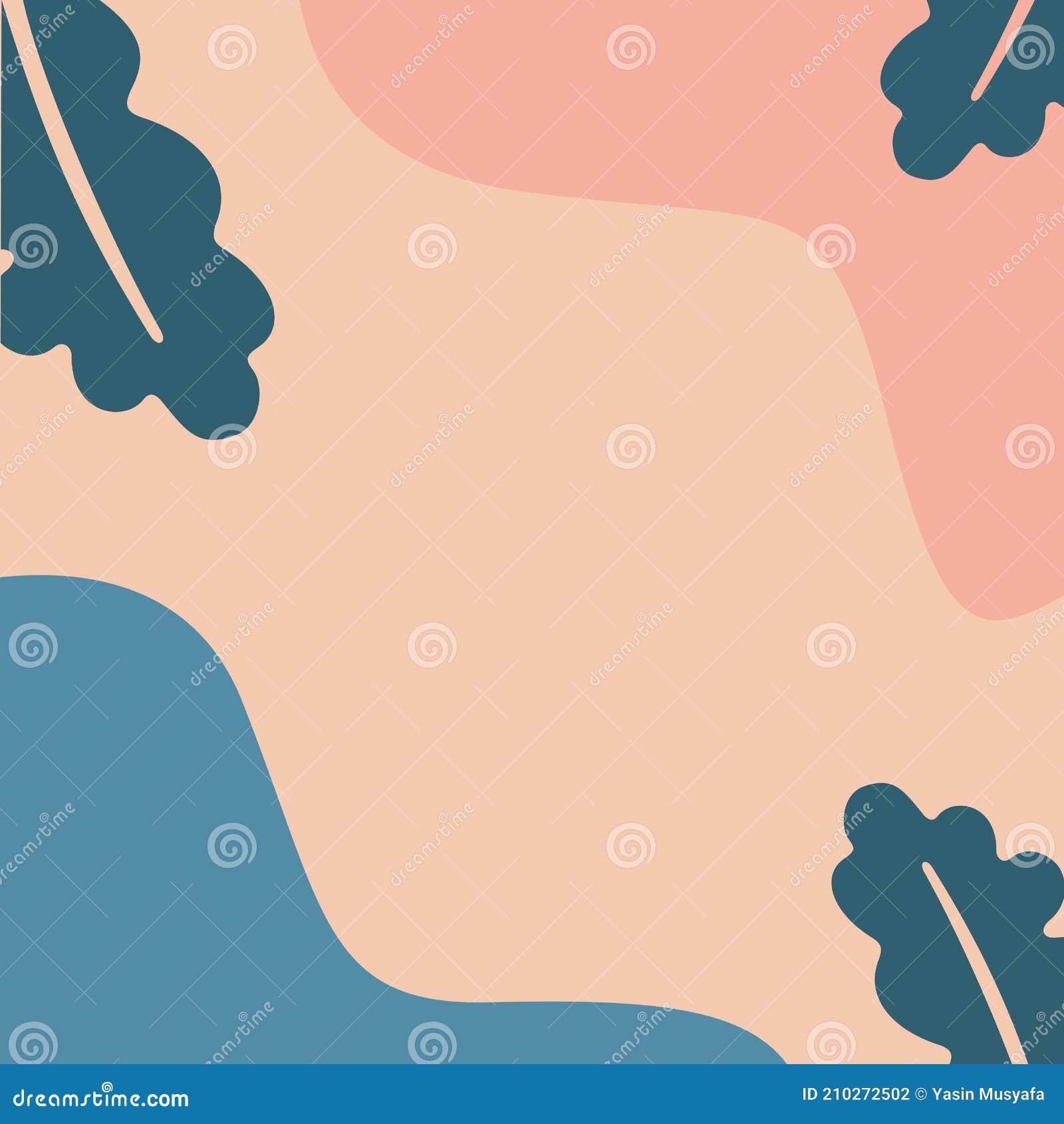 Instagram Feed Background with Isolated Vector and Flat Color Design ...