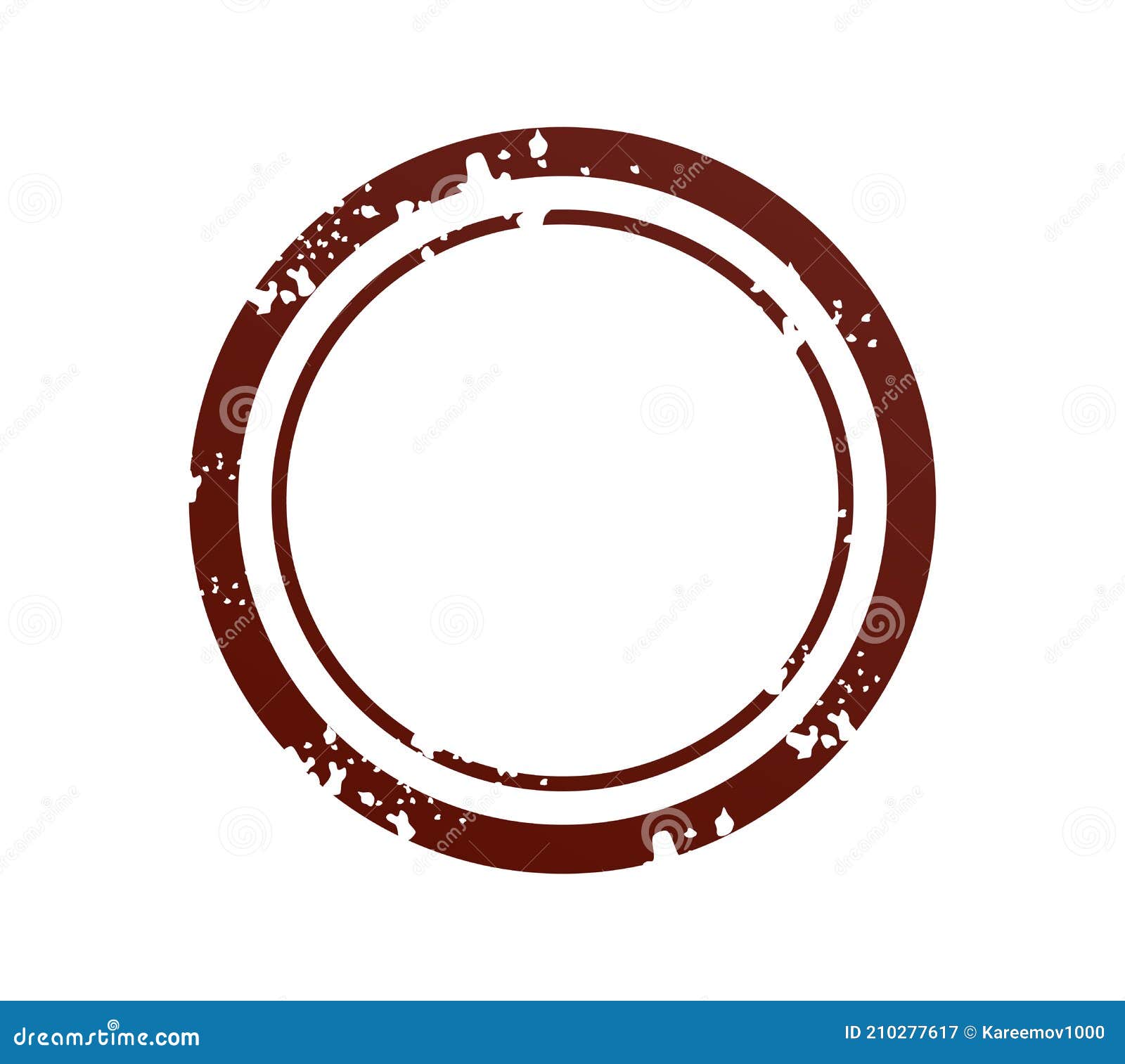 Vintage Ring Frames Vector Isolated Stock Illustration - Illustration ...