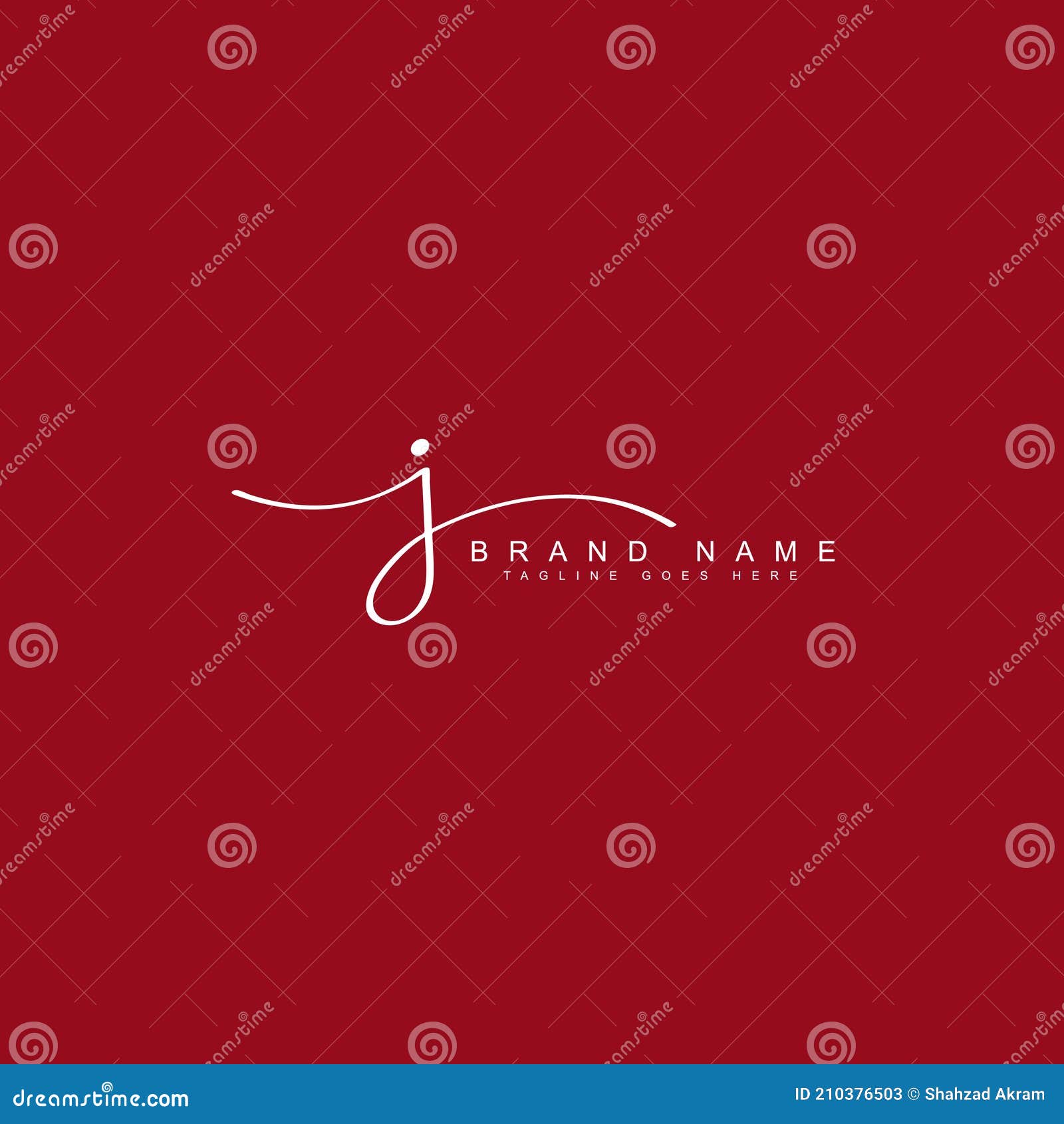 A Letter Signature Logo - Handwritten Vector Logo | CartoonDealer.com ...