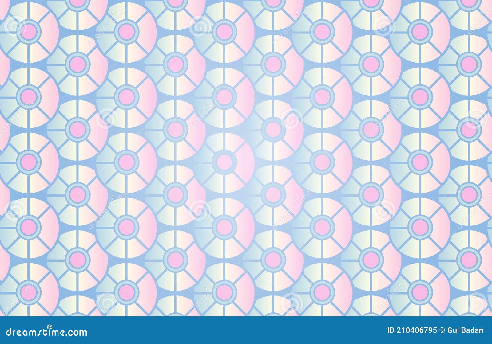 Sky Blue Gradient Print Wallpaper Background Modern 3d Stock ...