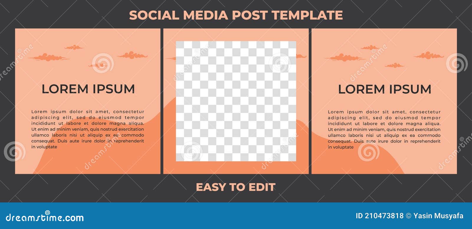 Background Template with Copy Space for Text and Images, Vector ...