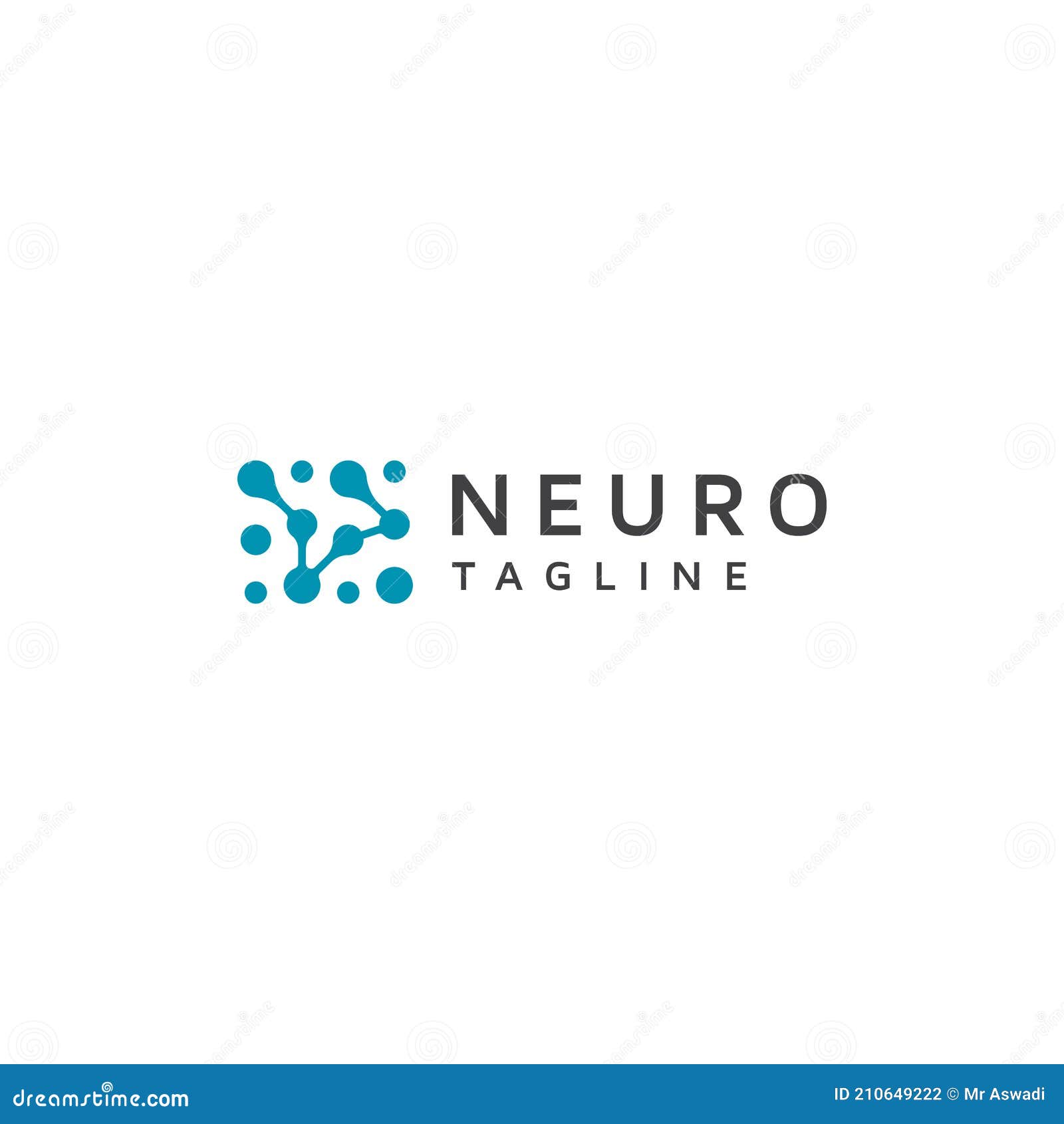 Neuro Logo Icon Design Template Vector Stock Vector - Illustration of ...