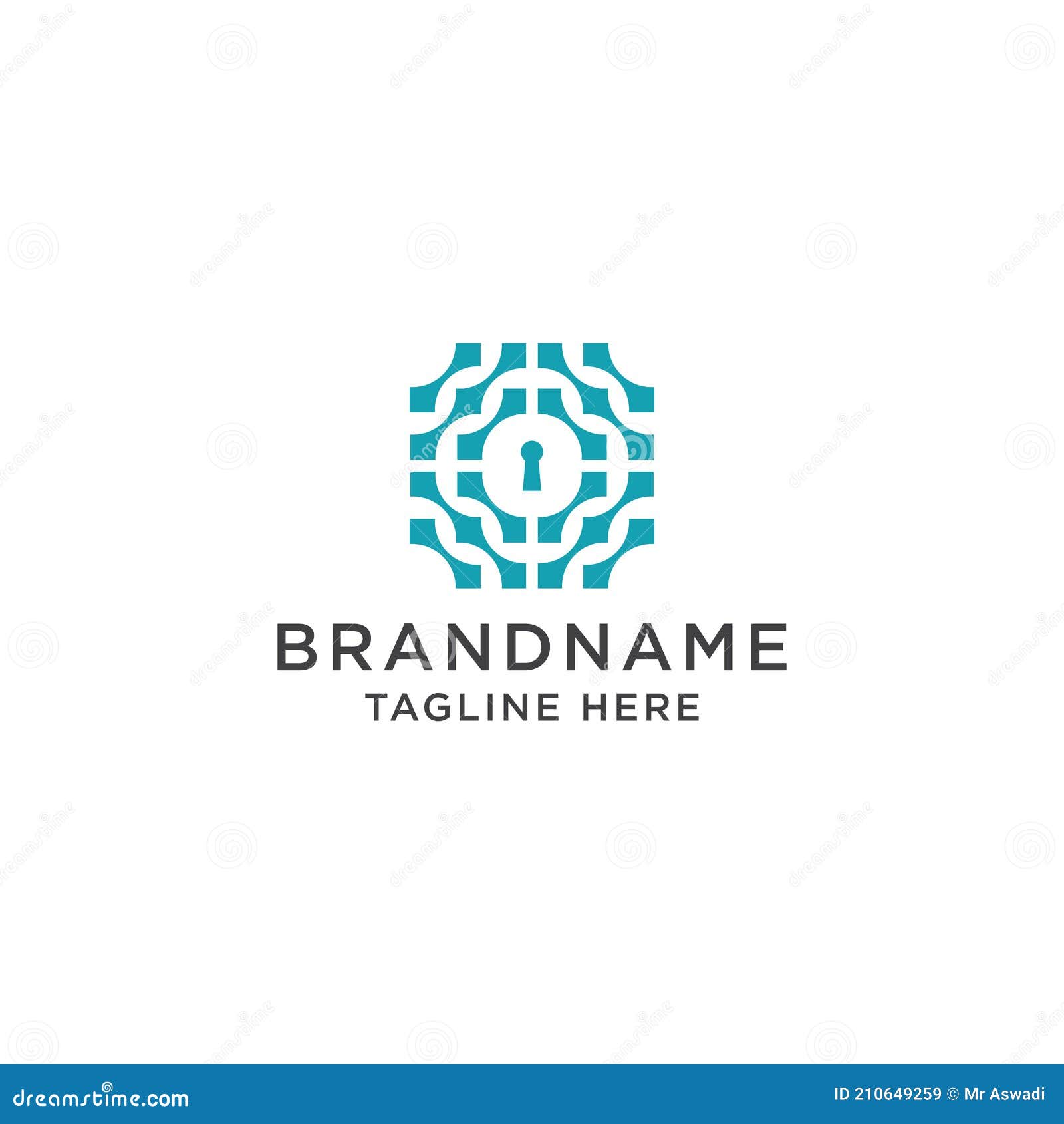 Abstract Technology Data Security Logo Icon Design Template Stock ...