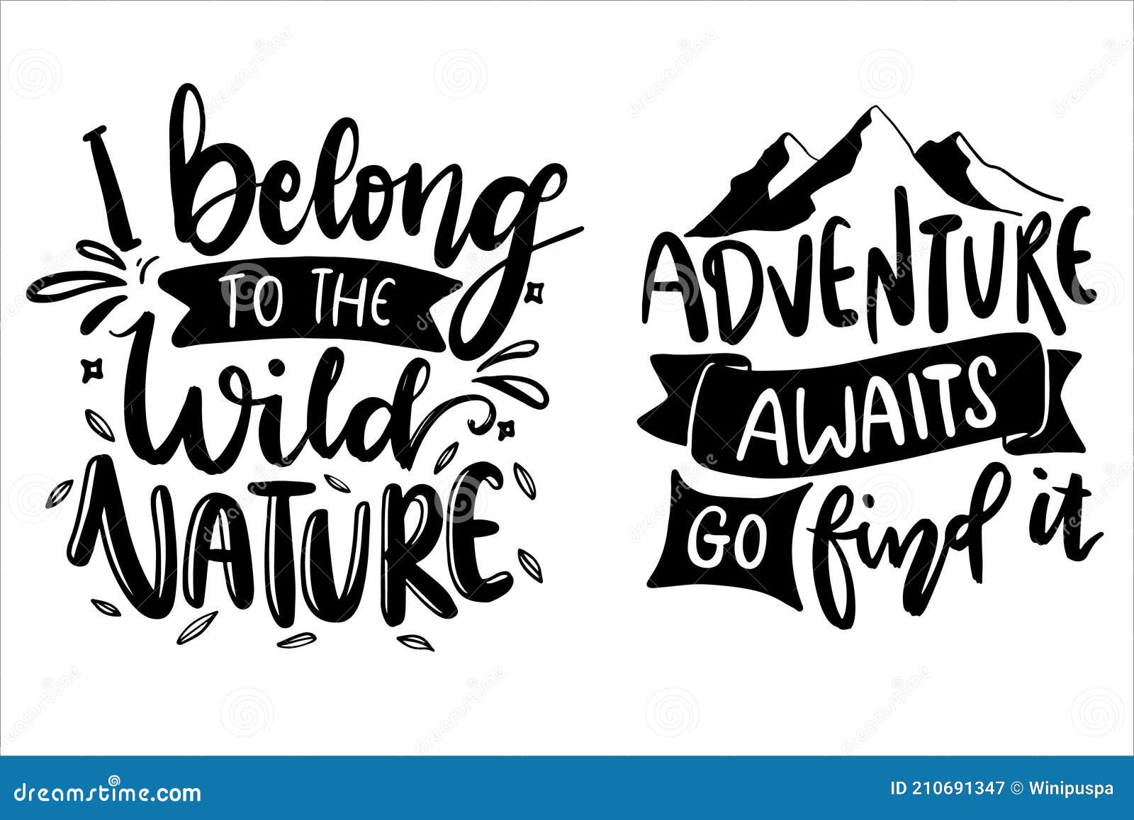 Adventure Lettering Quotes Poster, Camping Quotes, Adventure Time ...