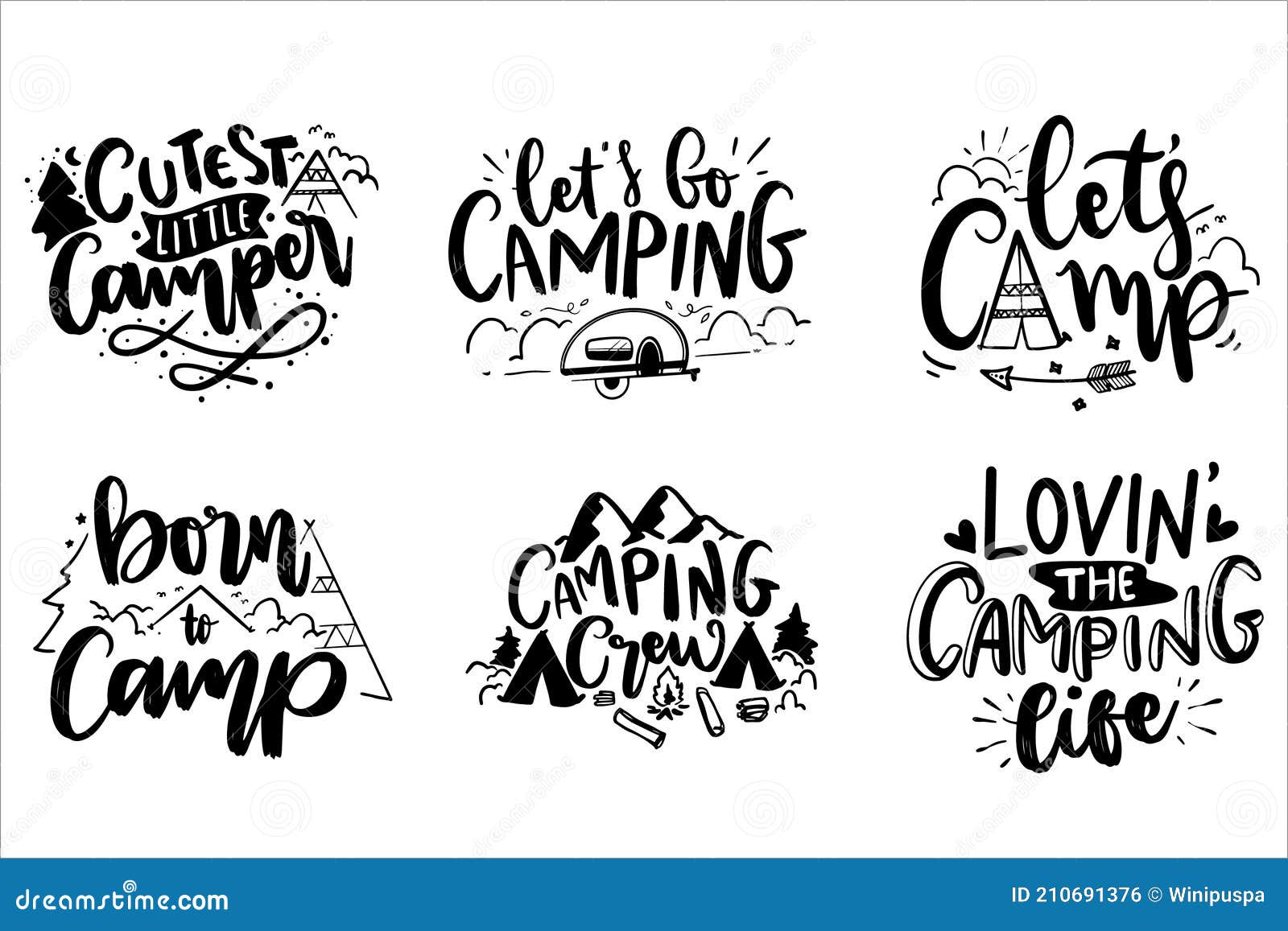 Adventure Lettering Quotes Poster, Camping Quotes, Adventure Time ...