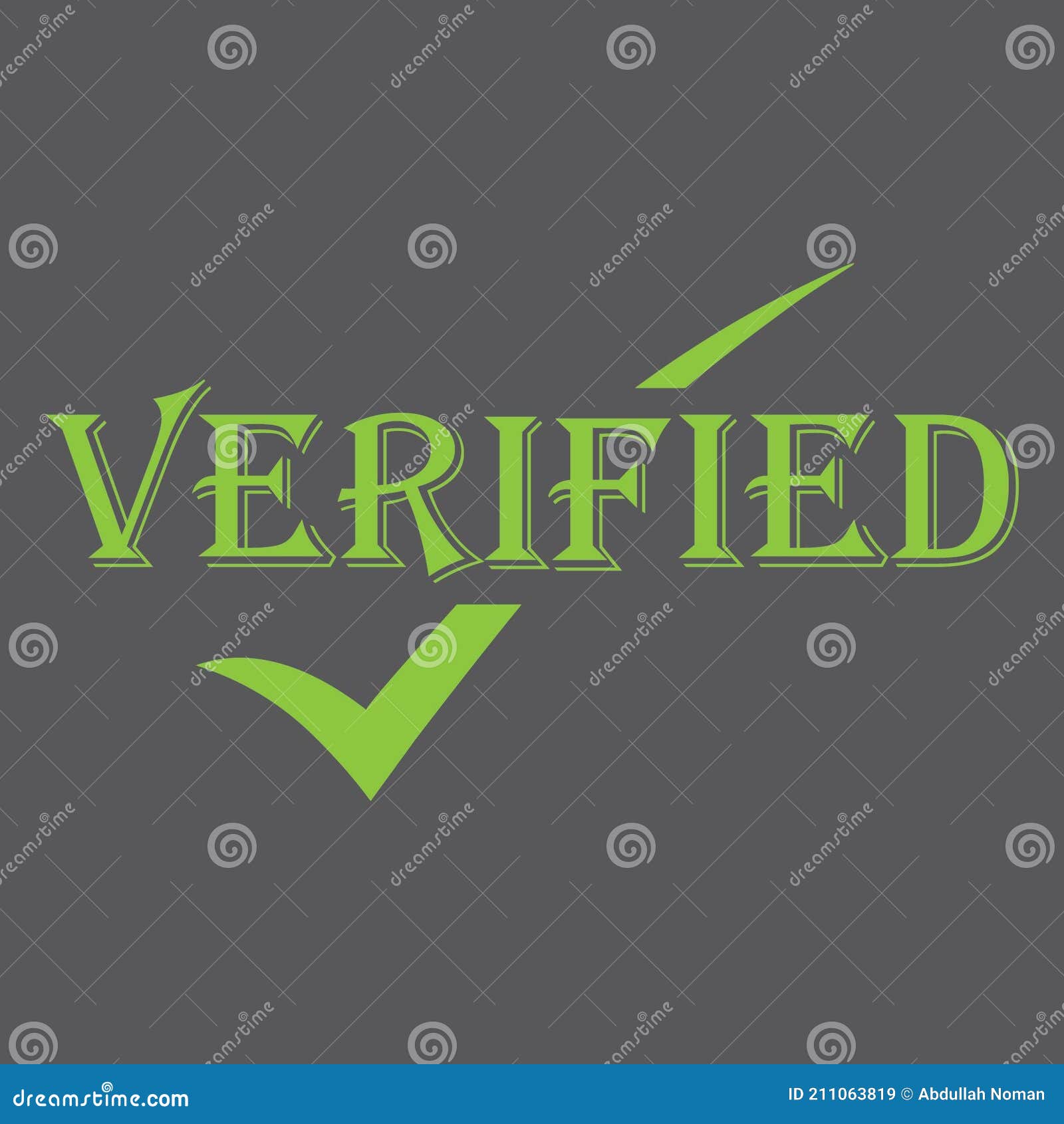 Verified Logo Design Vector Stock Vector - Illustration of business ...