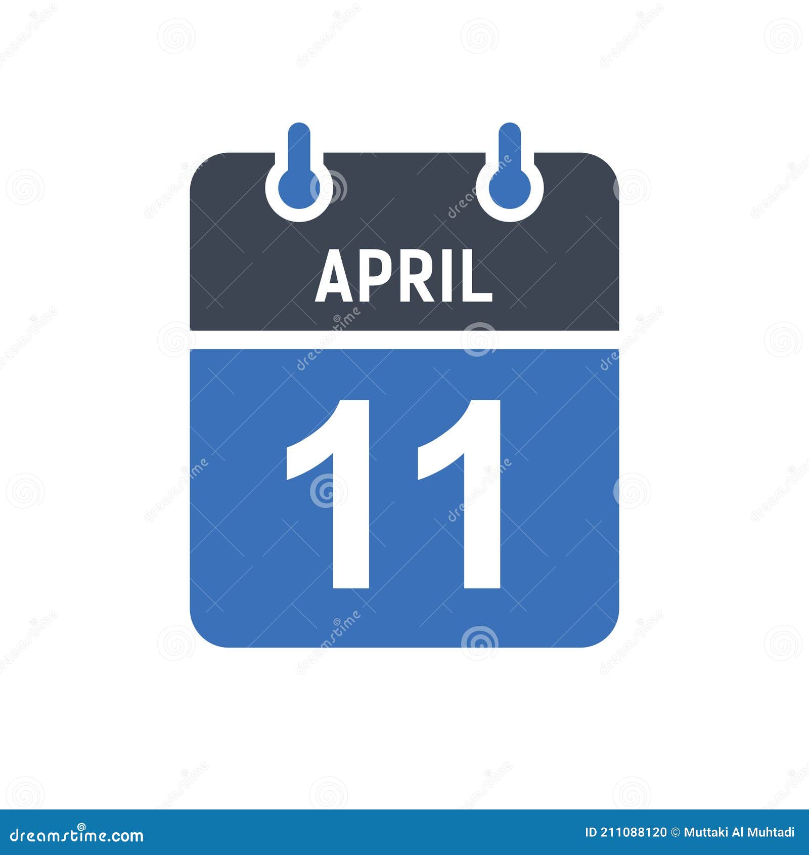 April 11 Calendar Date Icon, Event Date Icon, Calendar Date, Icon ...