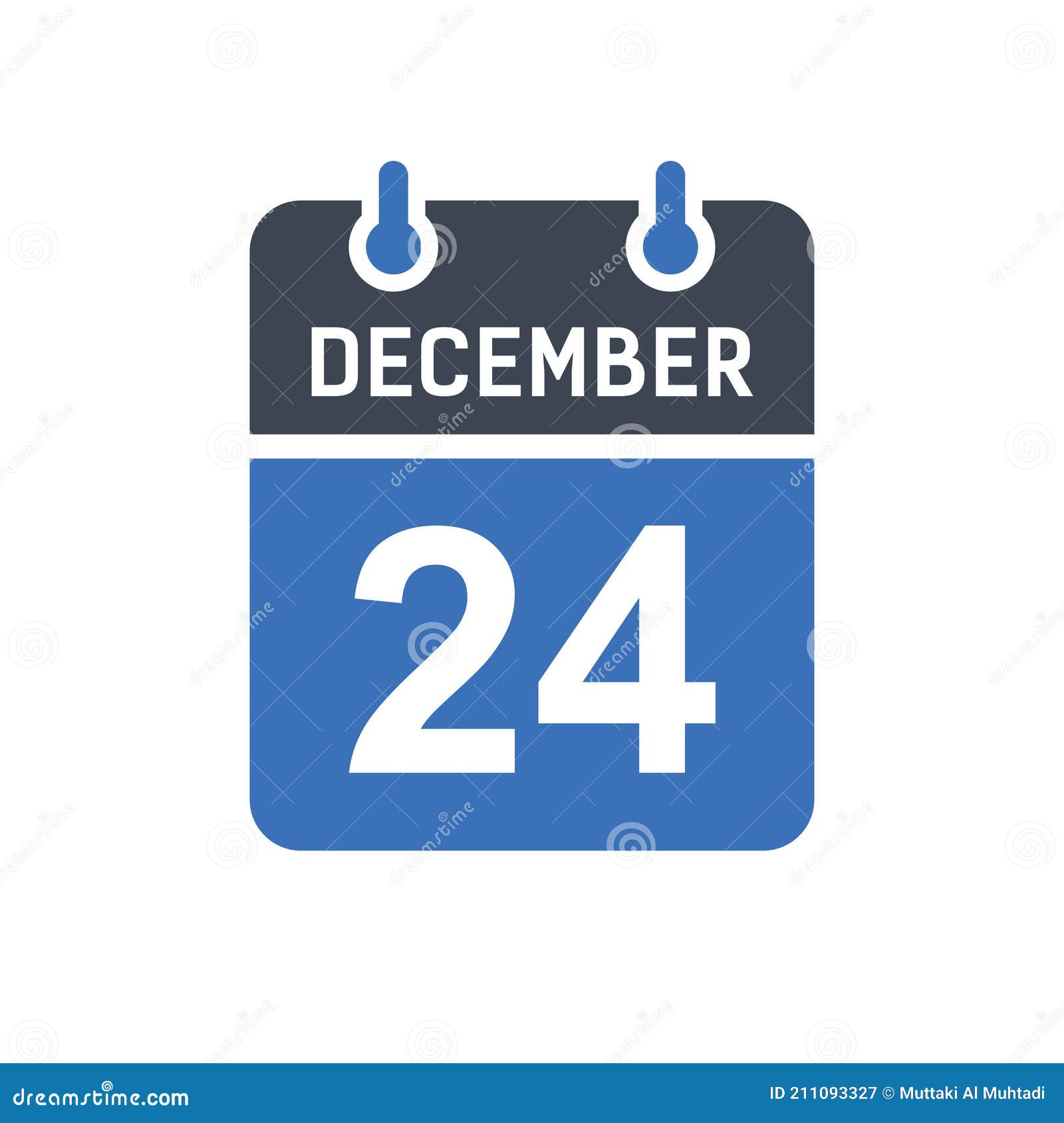 December 24 Calendar Date Icon, Event Date Icon, Calendar Date, Icon ...