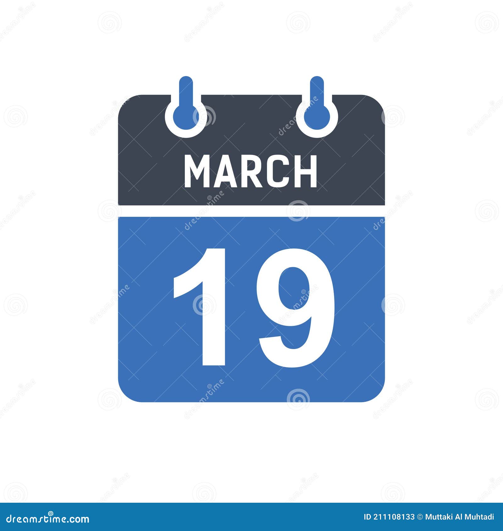 March 19 Calendar Date Icon, Event Date Icon, Calendar Date, Icon ...