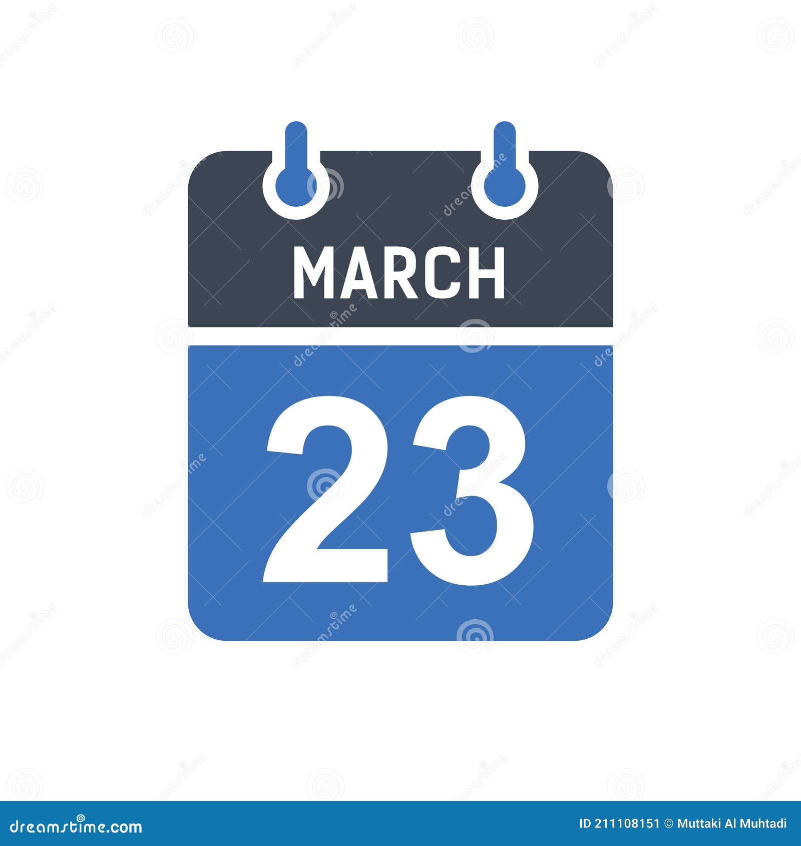 March 23 Calendar Date Icon, Event Date Icon, Calendar Date, Icon ...