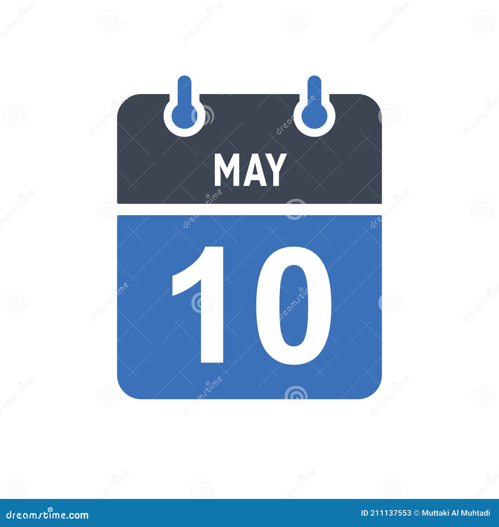 May 10 Calendar Date Icon, Event Date Icon, Calendar Date, Icon Design ...