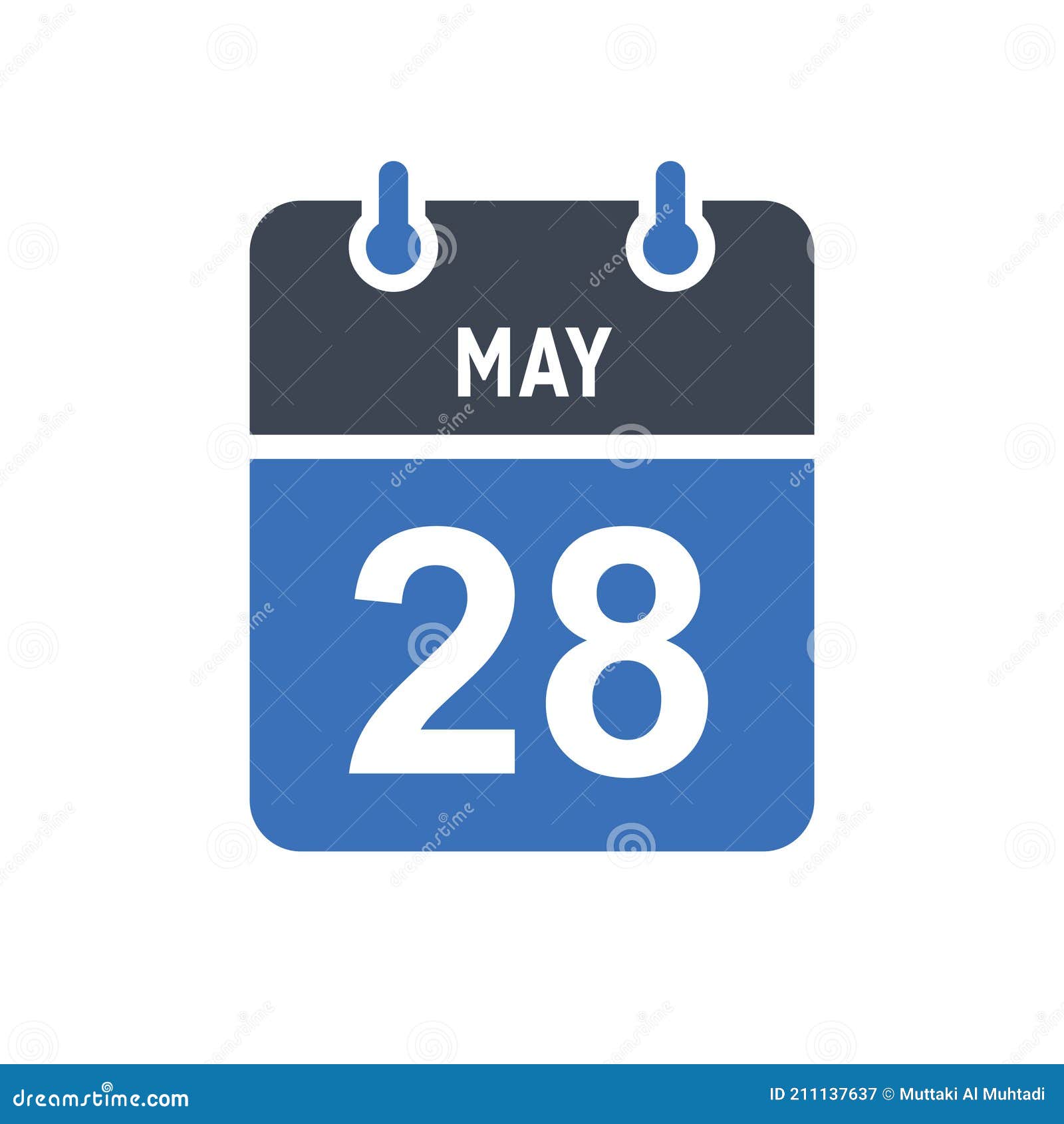 May 28 Calendar Date Icon, Event Date Icon, Calendar Date, Icon Design ...