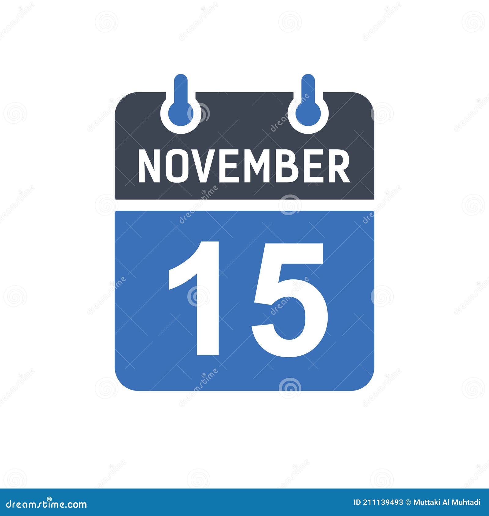 November 15 Calendar Date Icon, Event Date Icon, Calendar Date, Icon ...