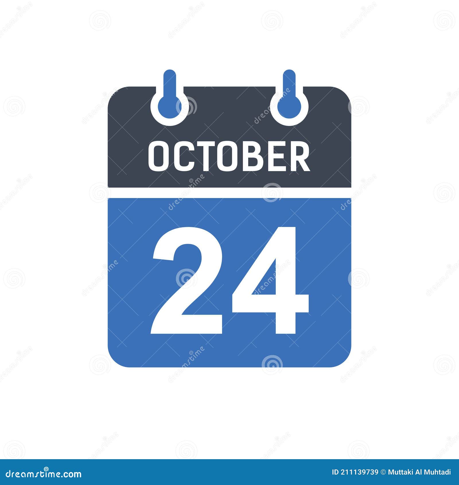 October 24 Calendar Date Icon, Event Date Icon, Calendar Date, Icon ...