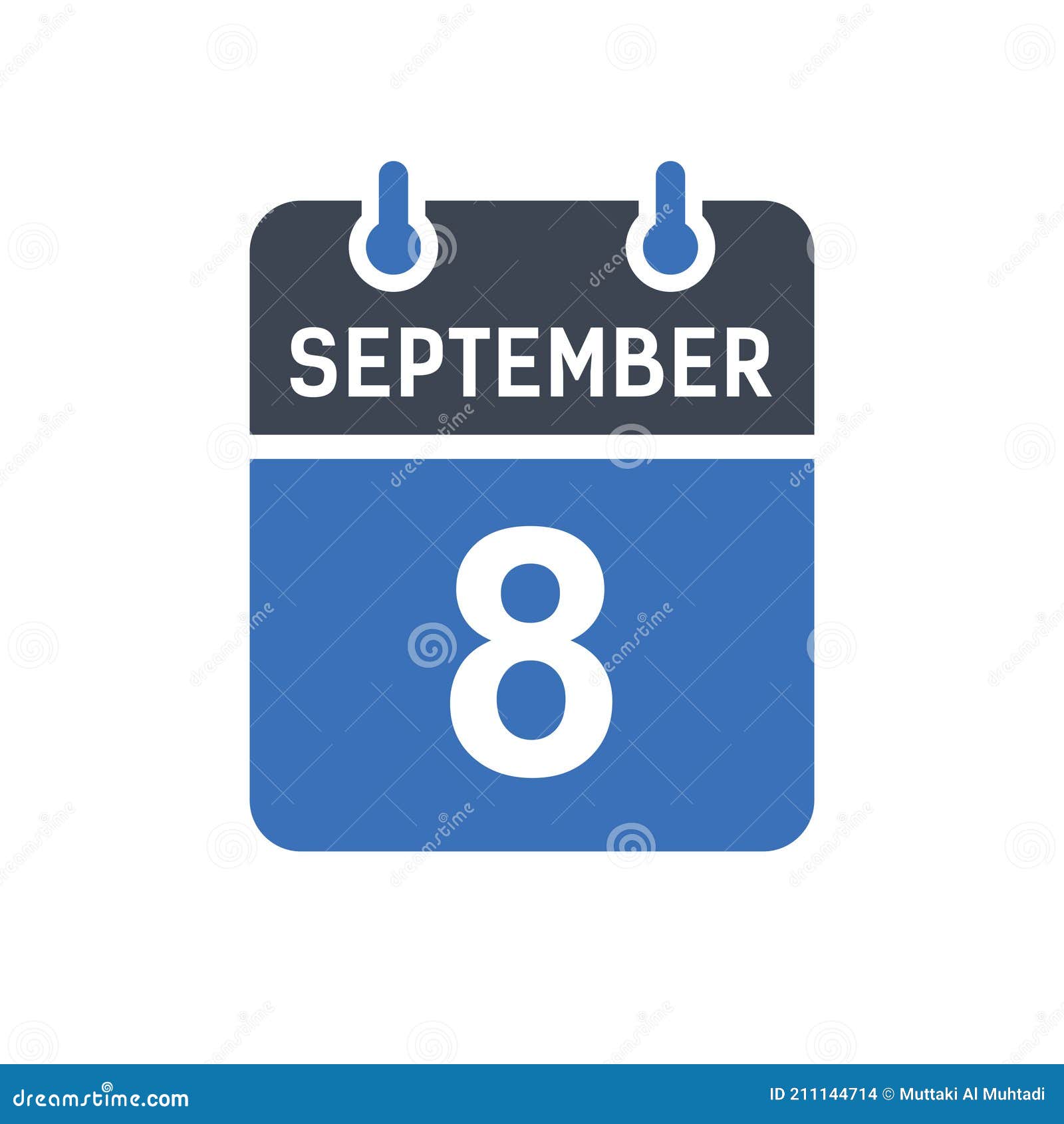 September 8 Calendar Date Icon, Event Date Icon, Calendar Date, Icon ...