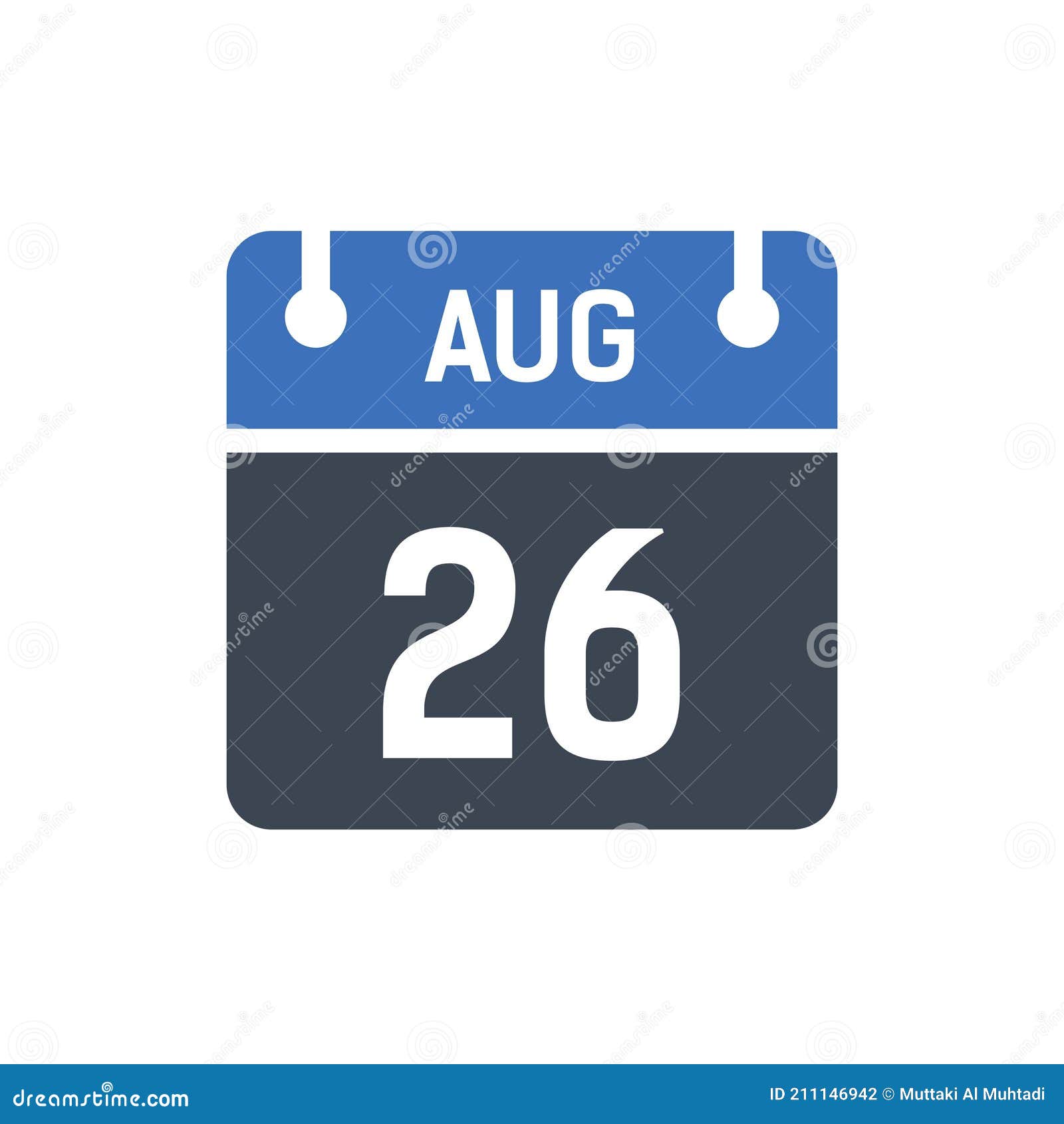 August 26 Calendar, Date, Interface, Time Icon, Web, Internet, Setting ...