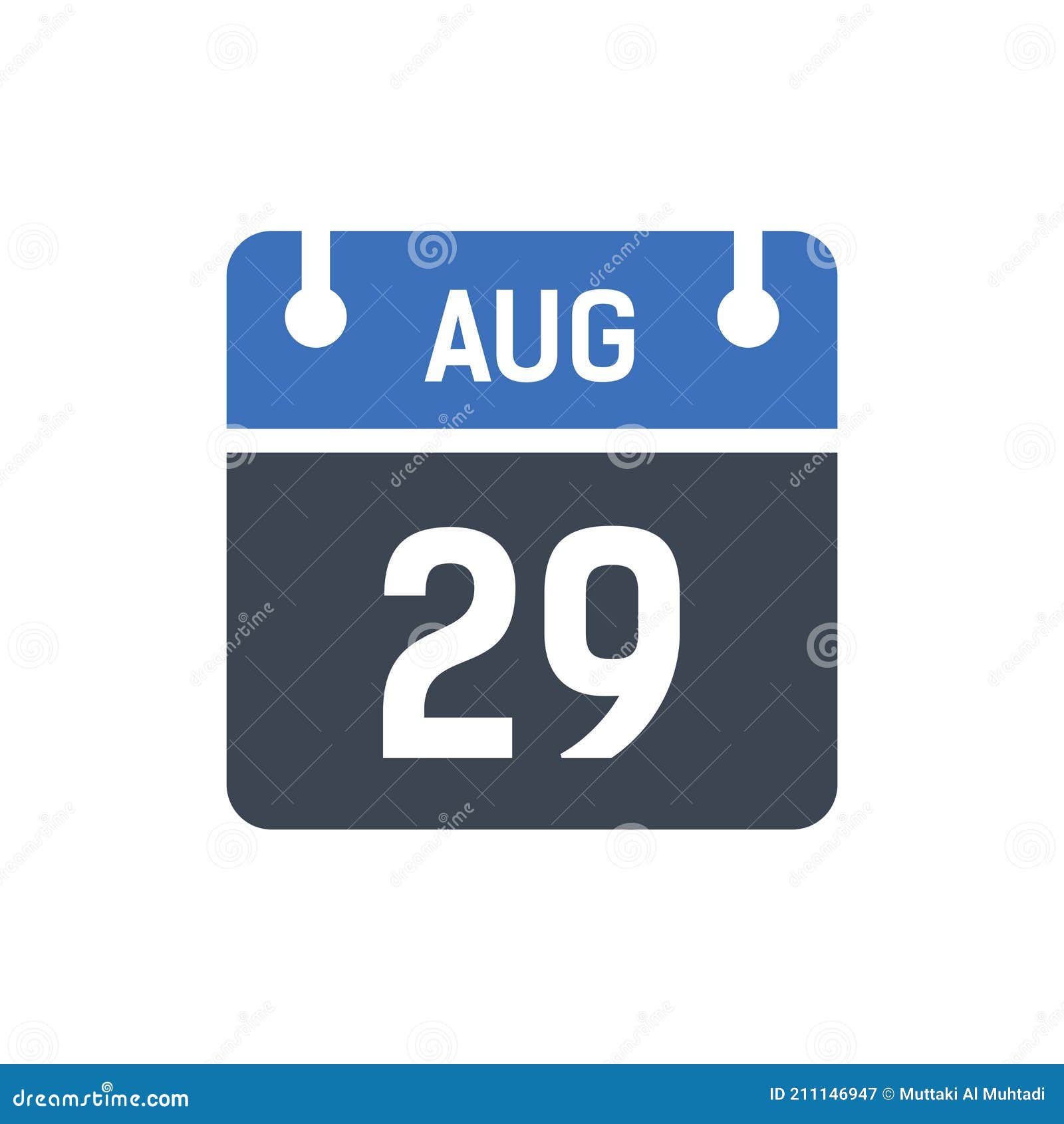 August 29 Calendar, Date, Interface, Time Icon, Web, Internet, Setting ...