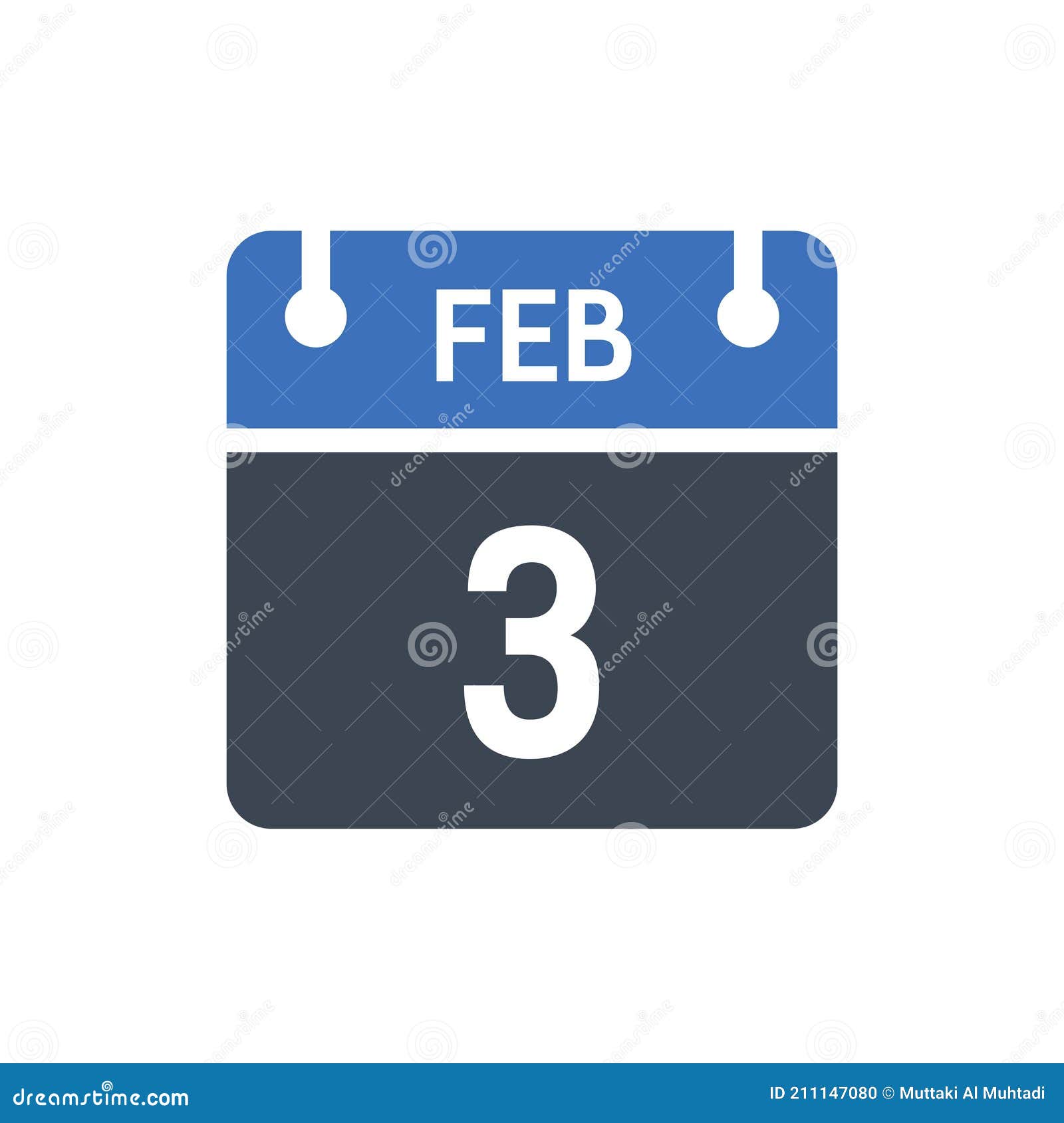 February 3 Calendar, Date, Interface, Time Icon, Web, Internet, Setting ...