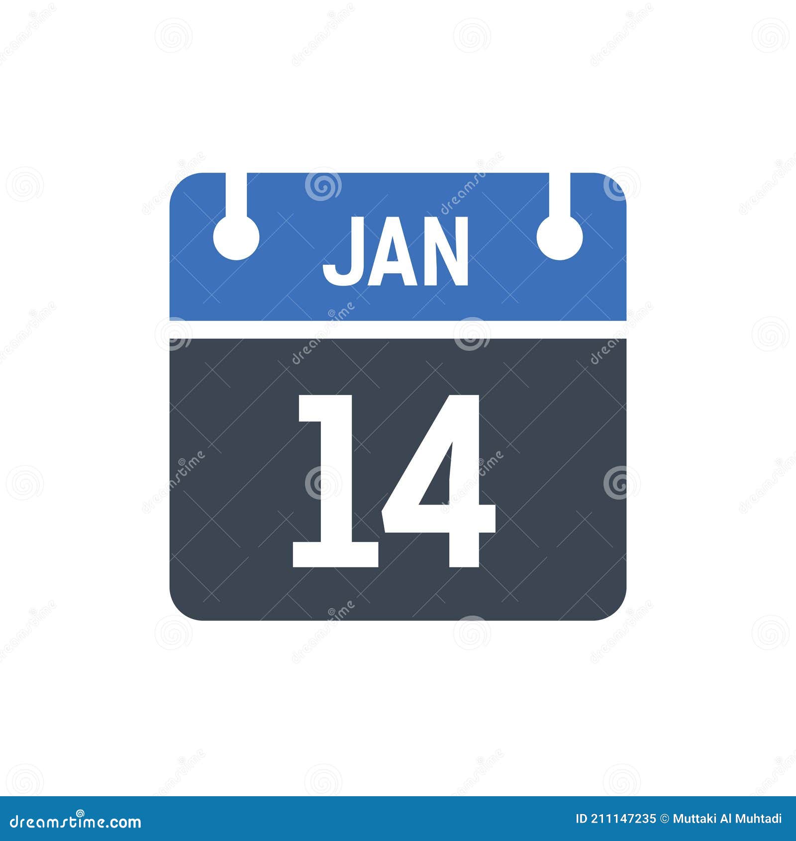 January 14 Calendar, Date, Interface, Time Icon, Web, Internet, Setting ...
