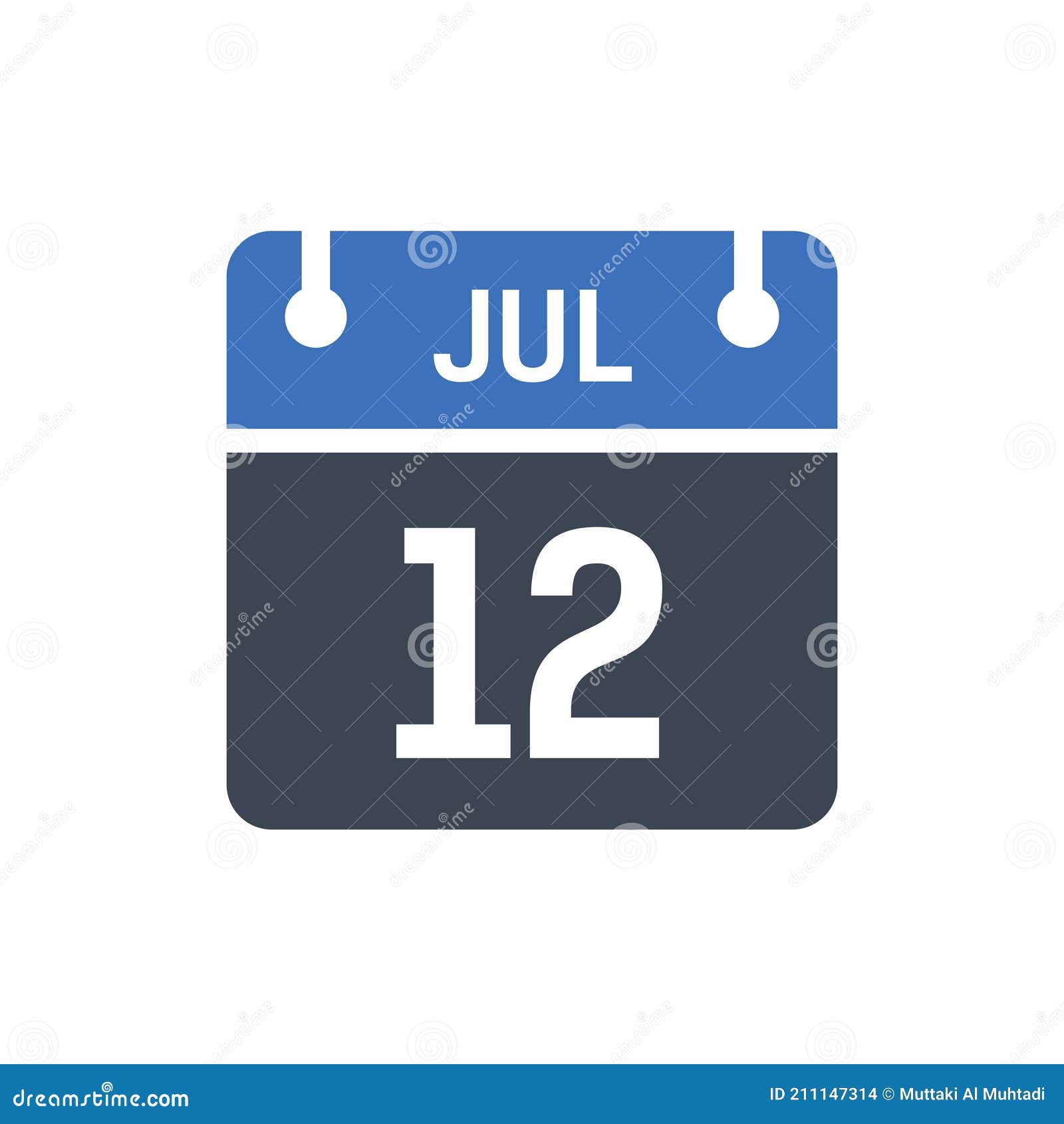 July 12 Calendar, Date, Interface, Time Icon, Web, Internet, Setting ...