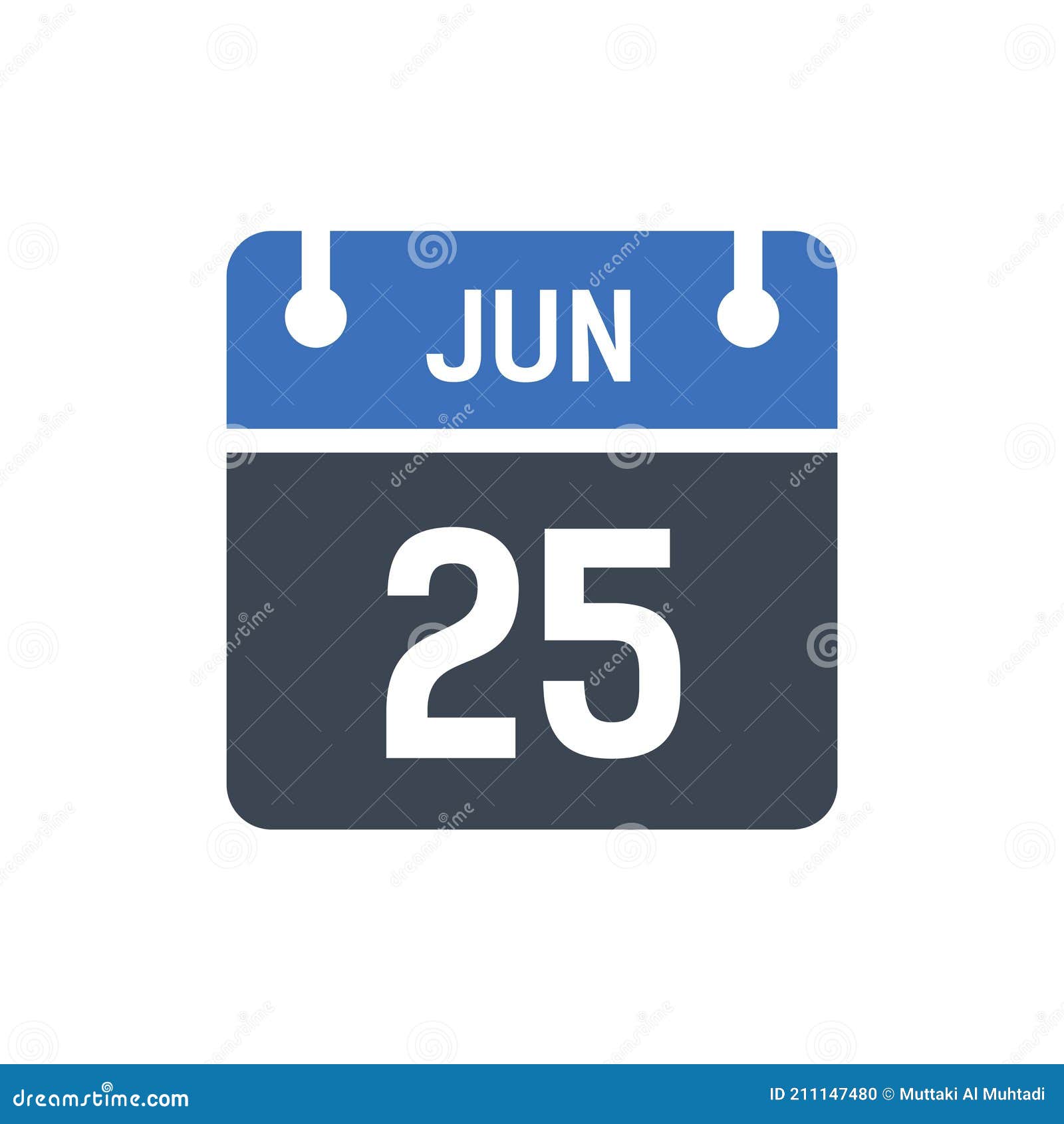 June 25 Calendar, Date, Interface, Time Icon, Web, Internet, Setting ...