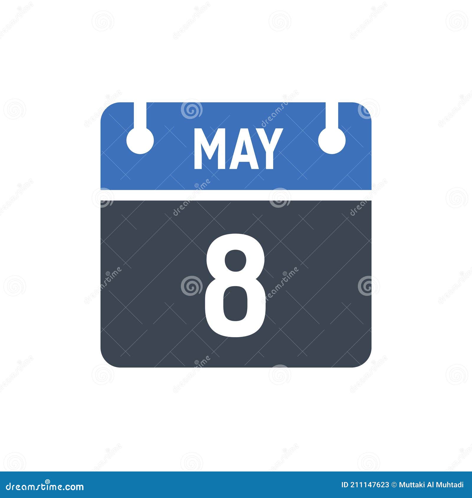 May 8 Calendar, Date, Interface, Time Icon, Web, Internet, Setting ...