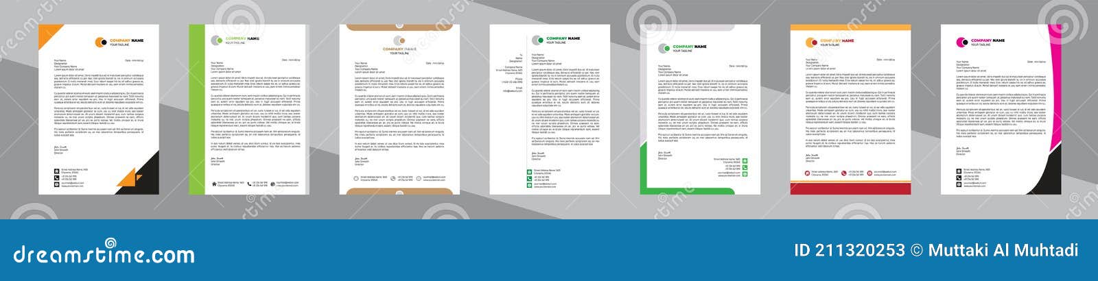 Professional Letterhead Template. Letterhead Design.corporate ...