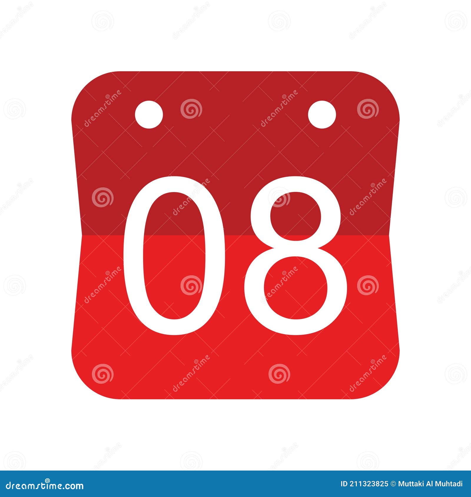 08 Event Date Icon, Calendar Date Icon Stock Vector - Illustration of ...