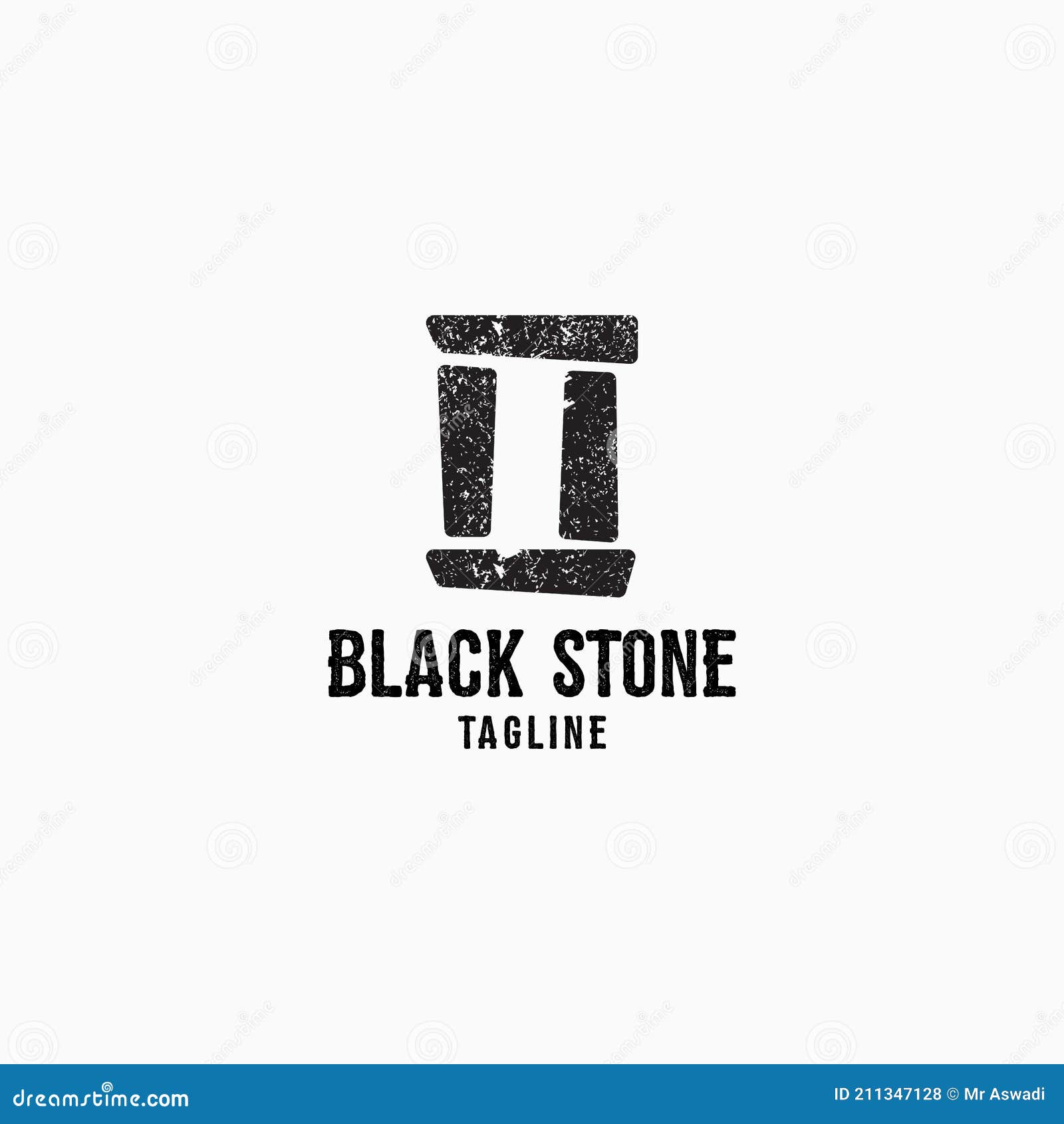 Stone Gate Logo Icon Design Template Vector Stock Vector - Illustration ...