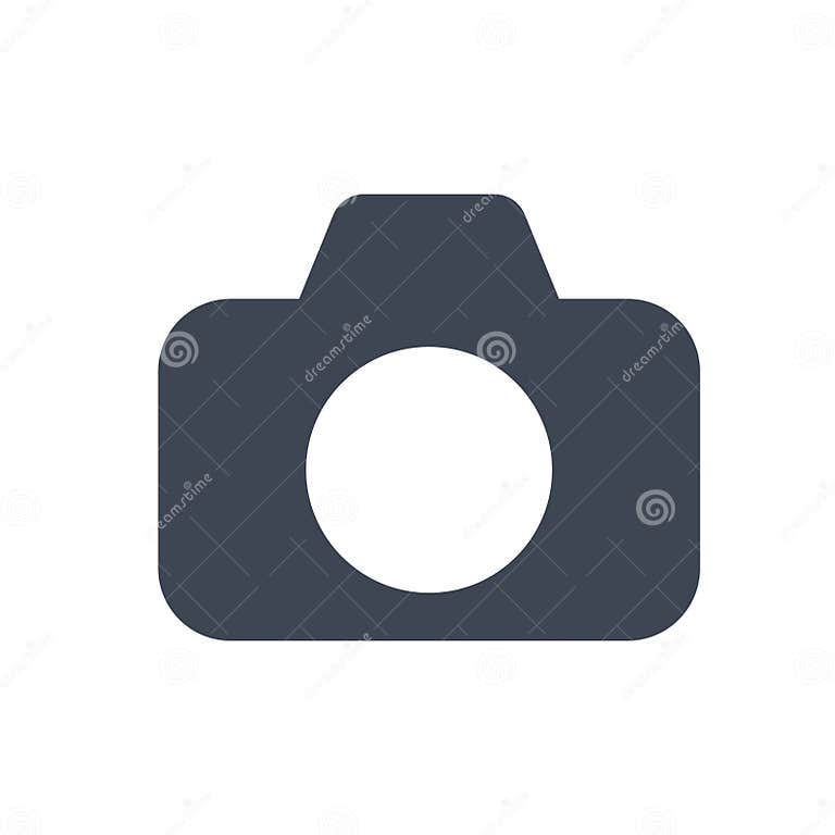 Dslr Camera Icon Flat Sign, Dslr, Lens, Photography, Camera Icon Stock ...