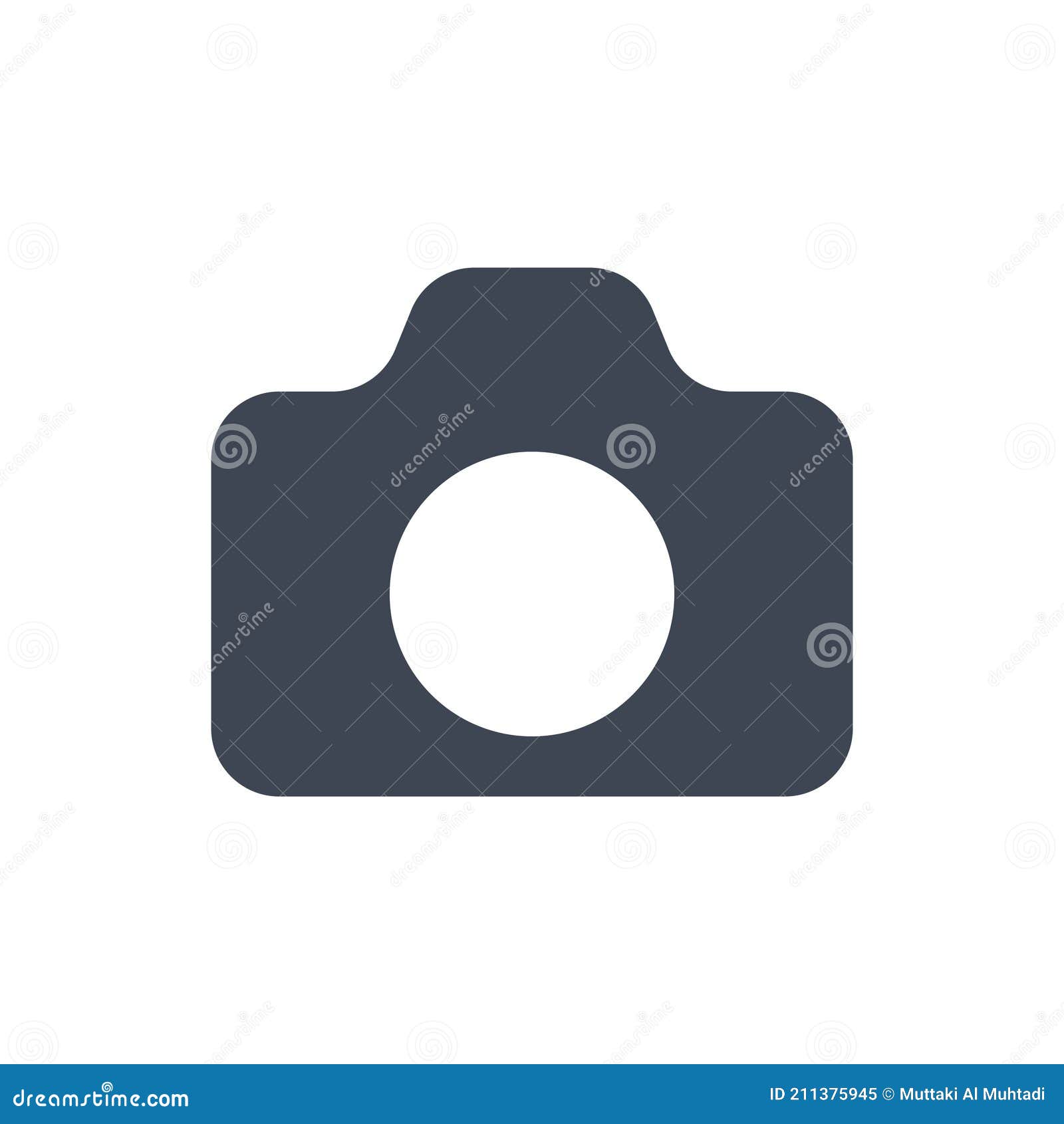 Dslr Camera Icon Flat Sign, Dslr, Lens, Photography, Camera Icon Stock ...