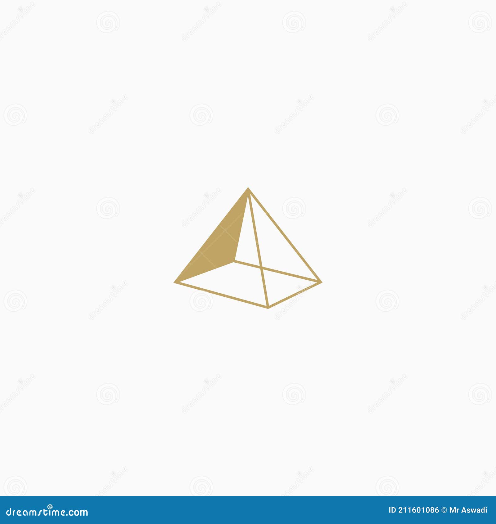 Abstract Polygonal Prism Logo Icon Design Template. Triangle, Line ...