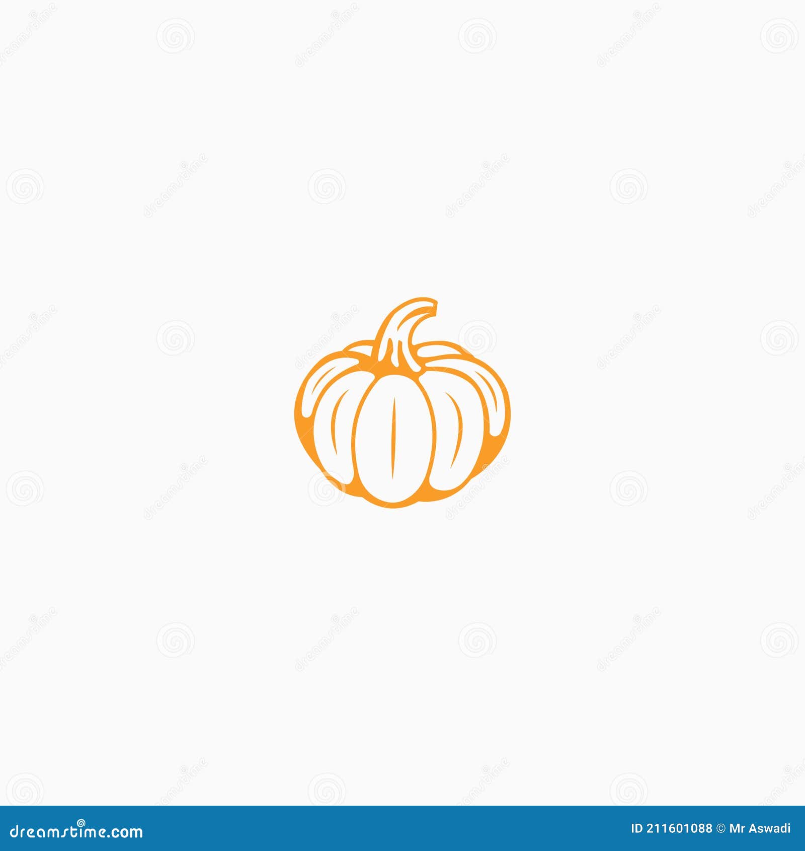 Pumpkin Logo Icon Design Template Vector Illustration Stock Vector ...