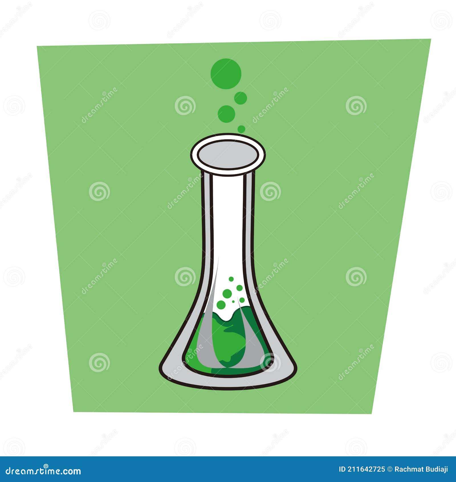 Experiment Glass Bulb Bottle Cartoon Vector Stock Vector - Illustration ...