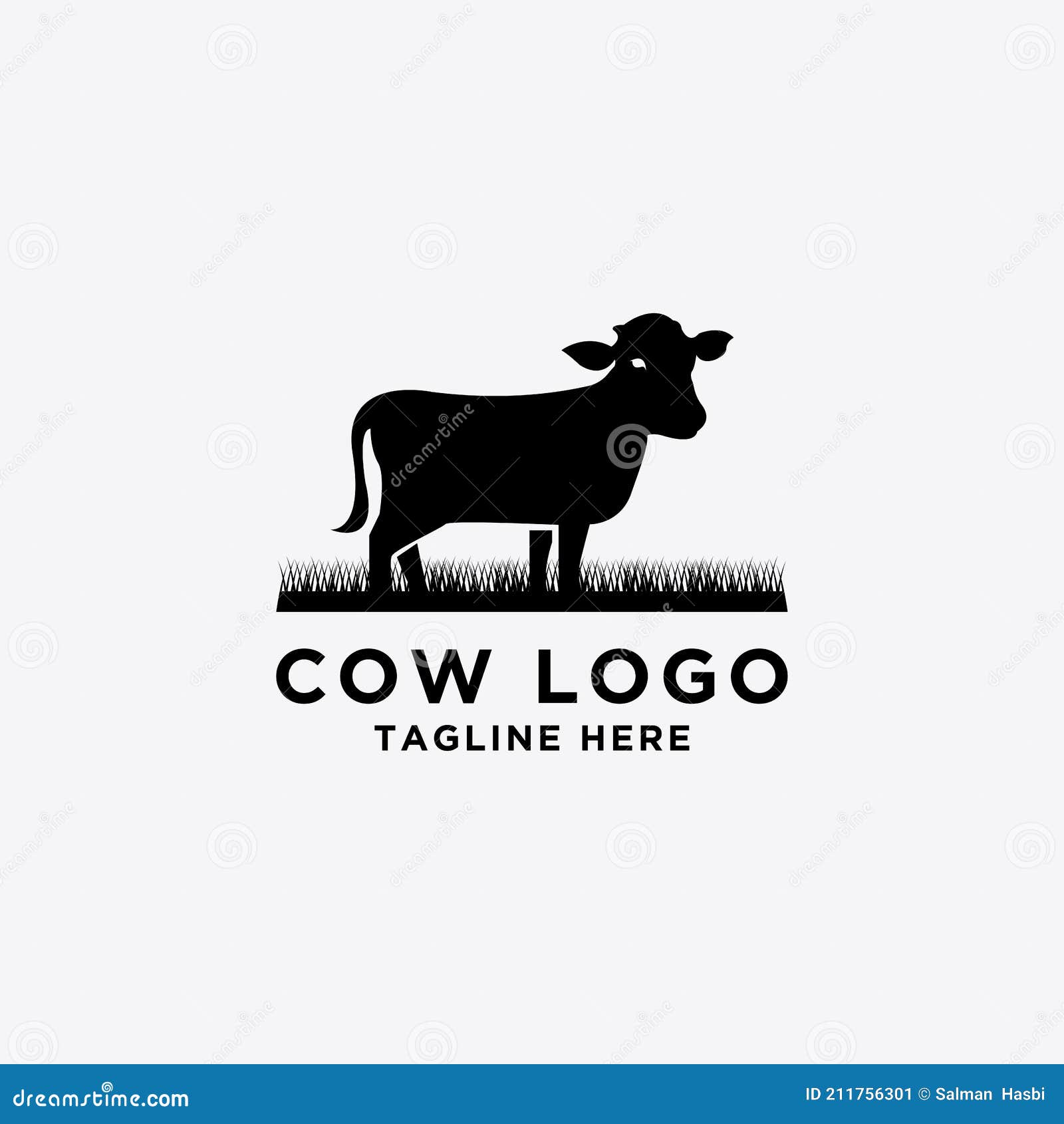 Collection of Cattle Logo Vector. Cow Design Stock Vector ...